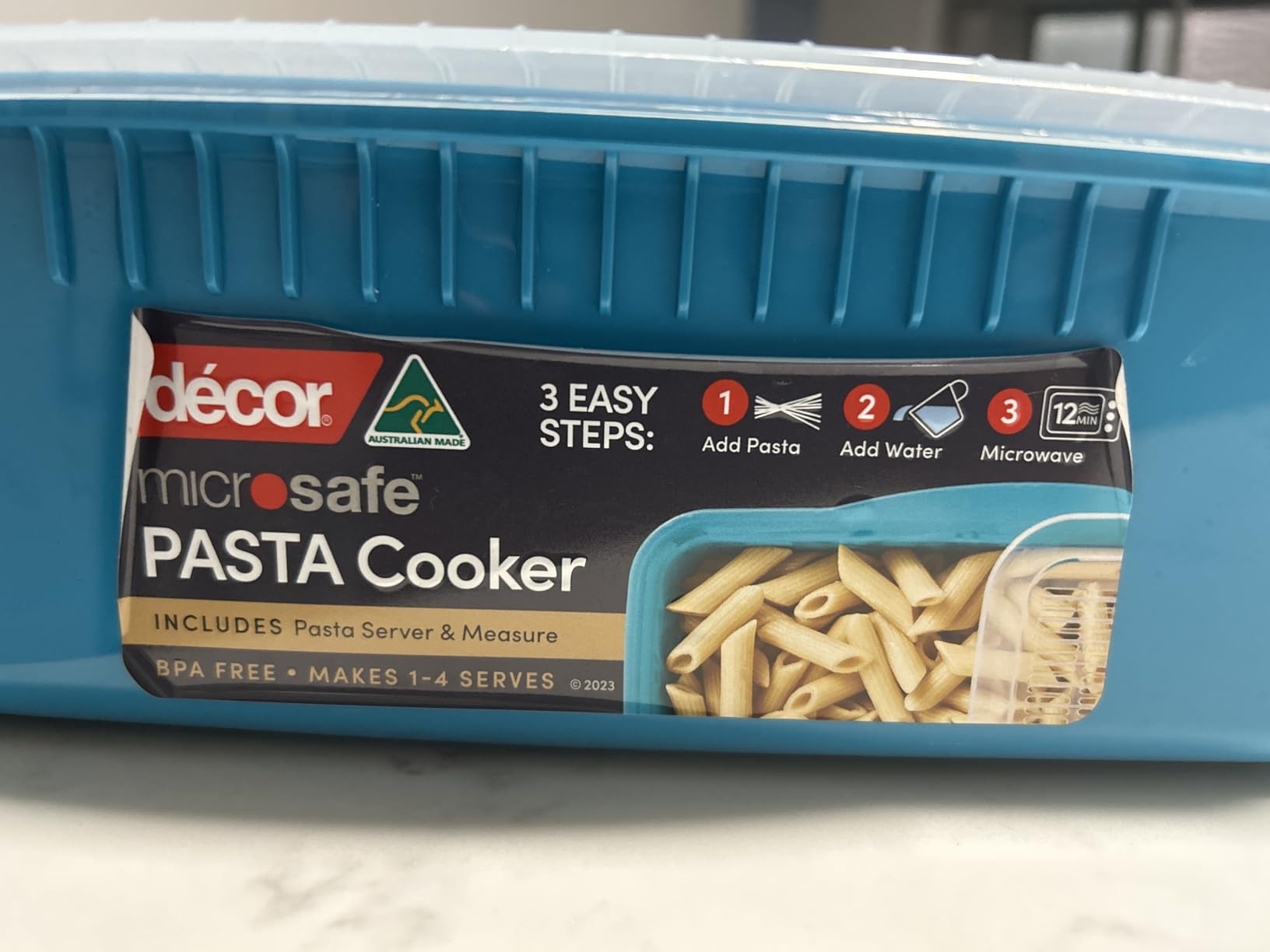 Décor Microsafe Pasta Cooker, Teal: Kitchen & Dining: Amazon.com.au