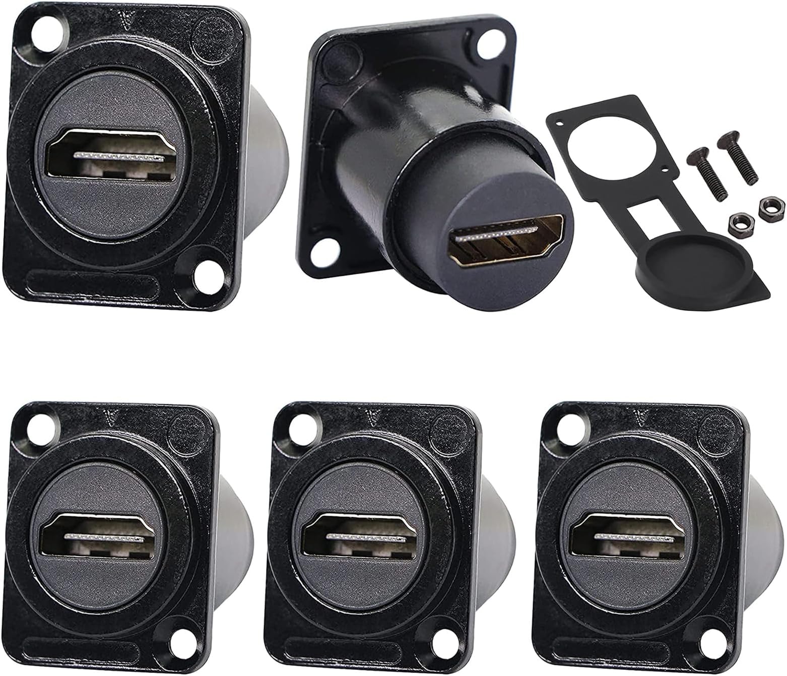 Amazon.com: QIANRENON HDMI Flush Mount HD Display Short Cable Adapter ...