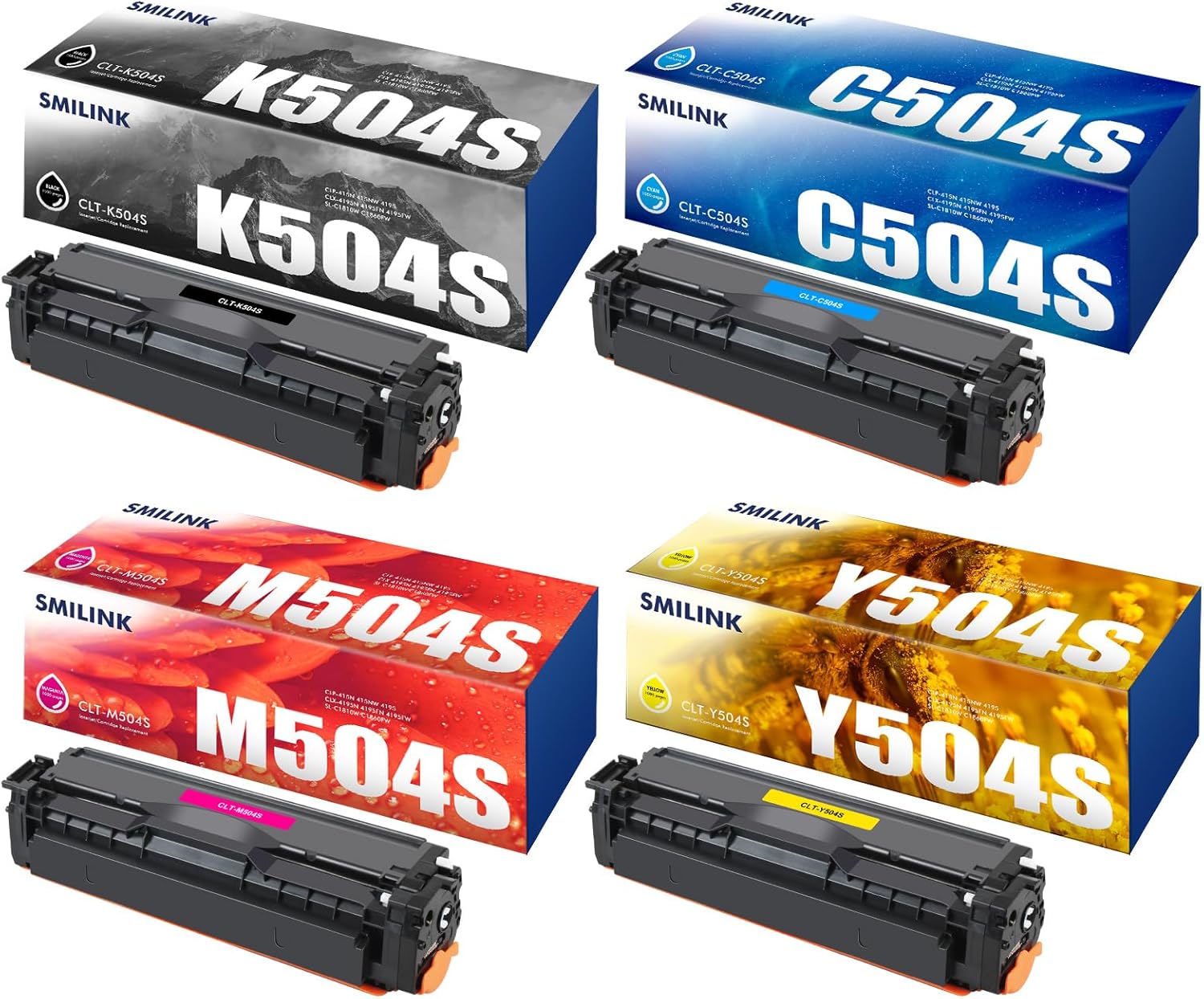 Amazon.com: CLT-504S C1860FW Toner Cartridge Compatible for Samsung CLT-504S CLT-K504S CLT-C504S ...