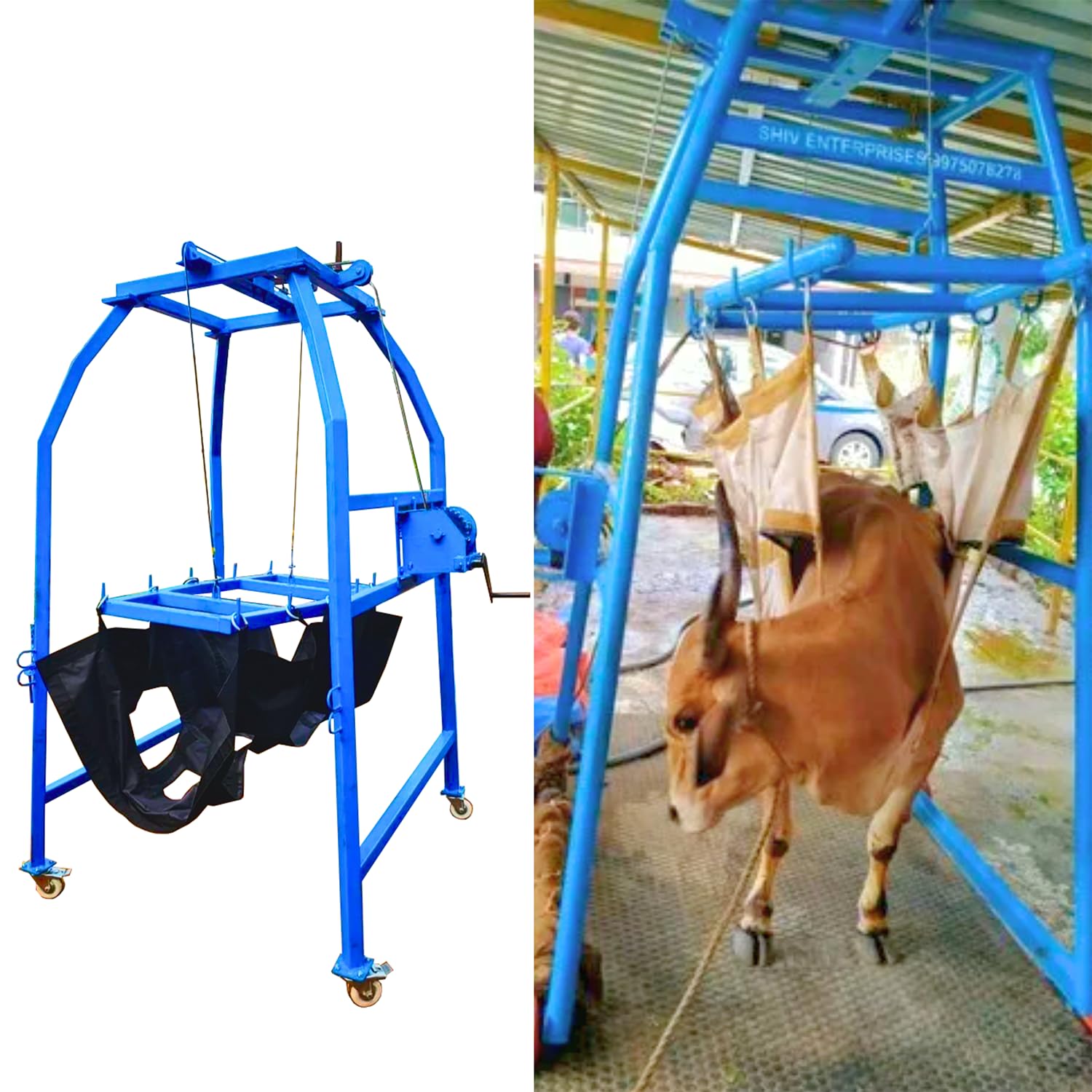 SWADESI KRAFTS Cow Lifting Machine Full Set Weight Capacity up to ...