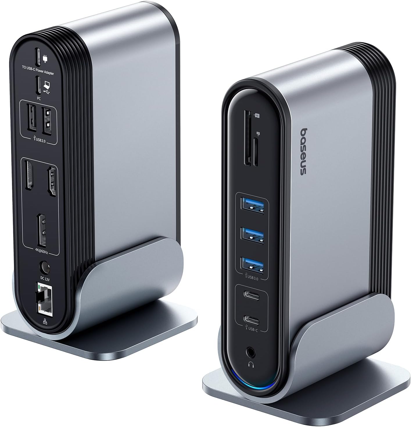 Baseus Station d'acceuil USB C 3 Moniteur 4K@60Hz [17 en 1] Hub ...