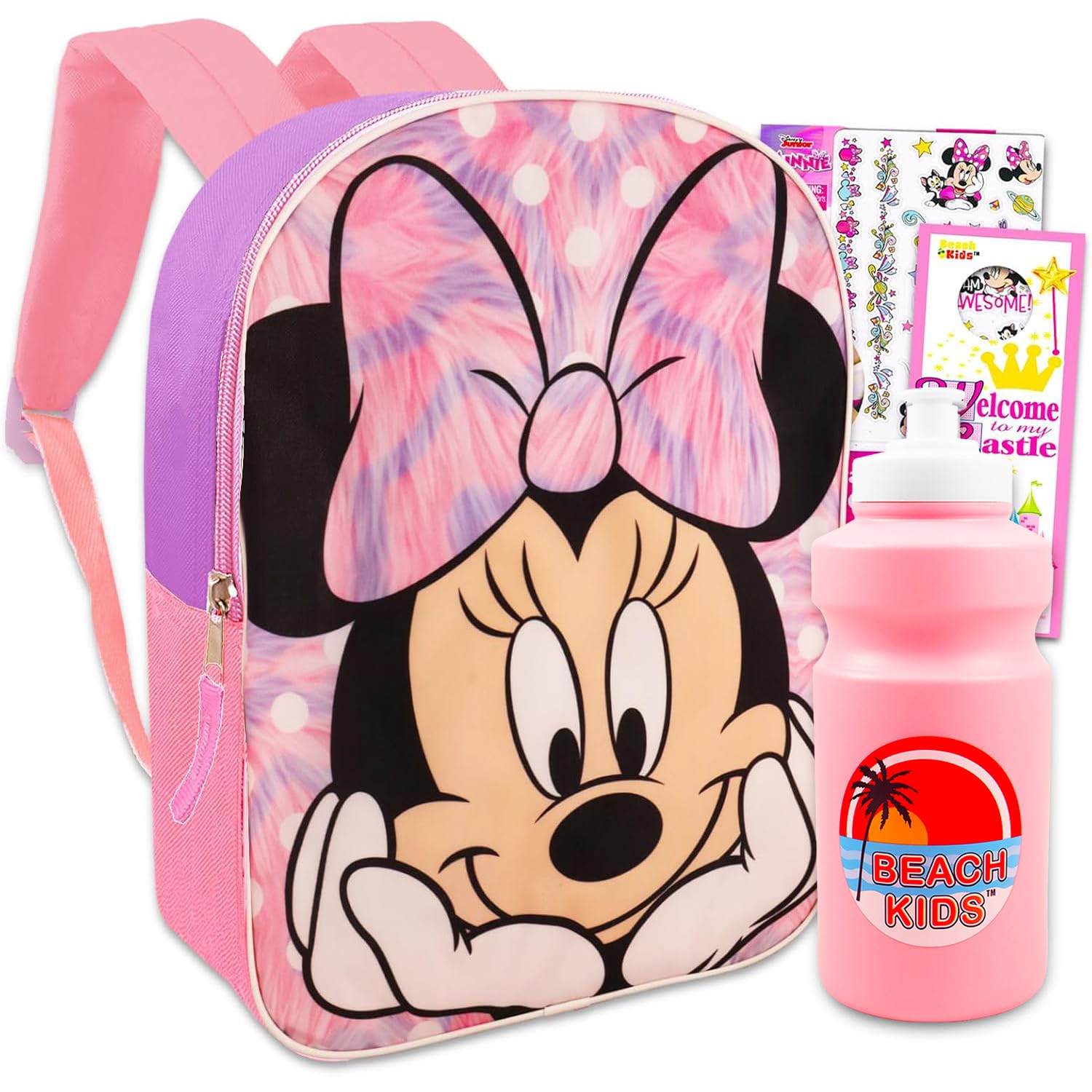 Amazon.com | Minnie Mouse Backpack for Girls Set - Bundle with 15 ...