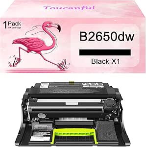 Amazon.com: Toucanful B2650dw Black Toner Cartridge Compatible Toner ...