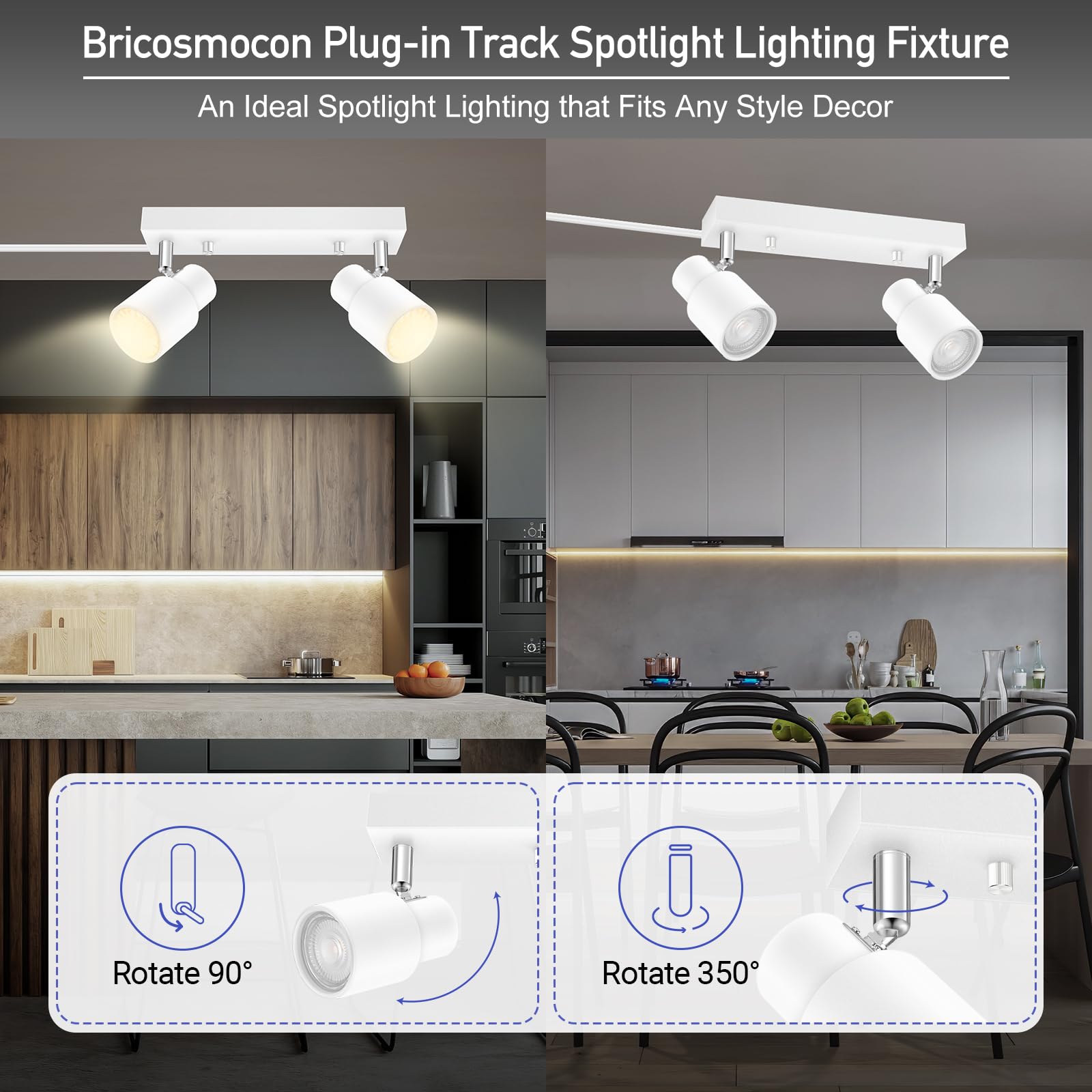 Wall Mounted Track Lighting With Dimmer Switch Contemporary