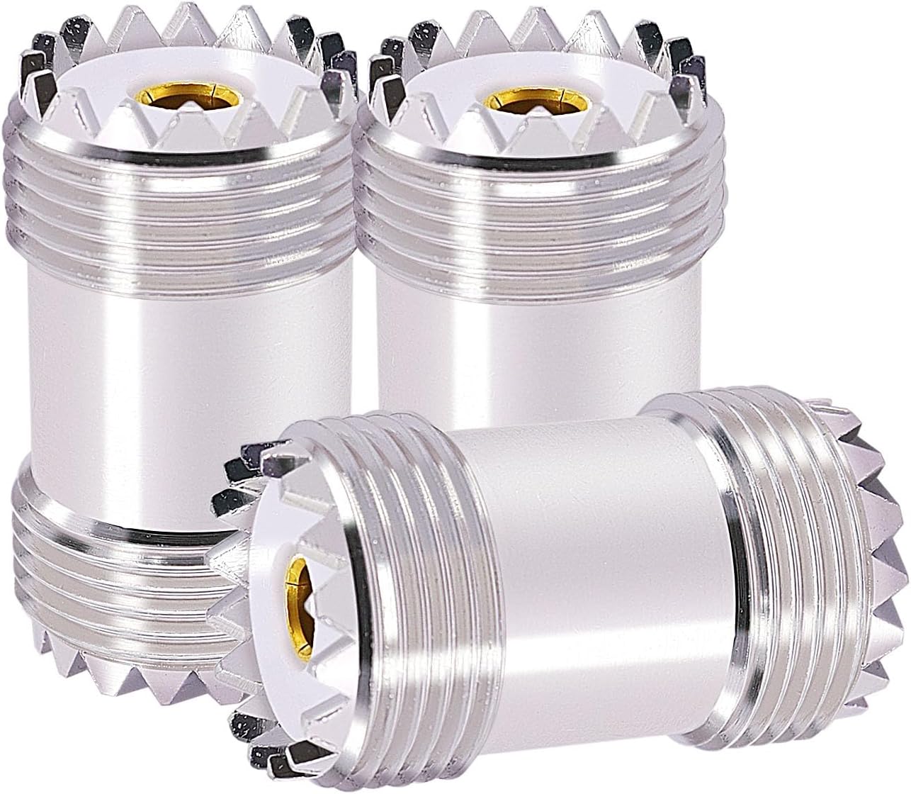 Amazon.com: Maxmoral 2-Pack PL-259 Coax Cable Adapter - UHF Female to ...