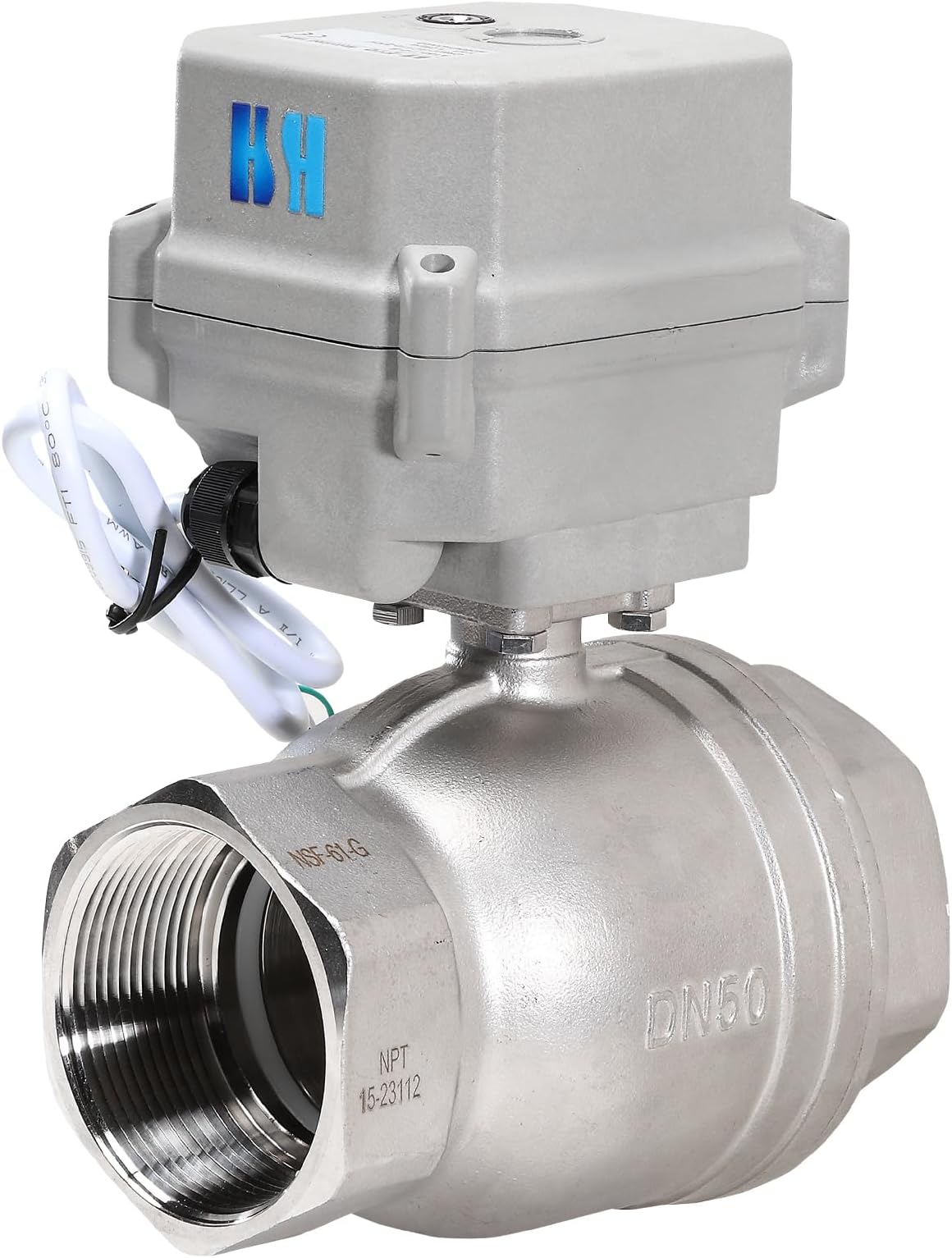 Amazon.com: U.S. Solid 1-1/2" Motorized Ball Valve with US Plug 110VAC ...
