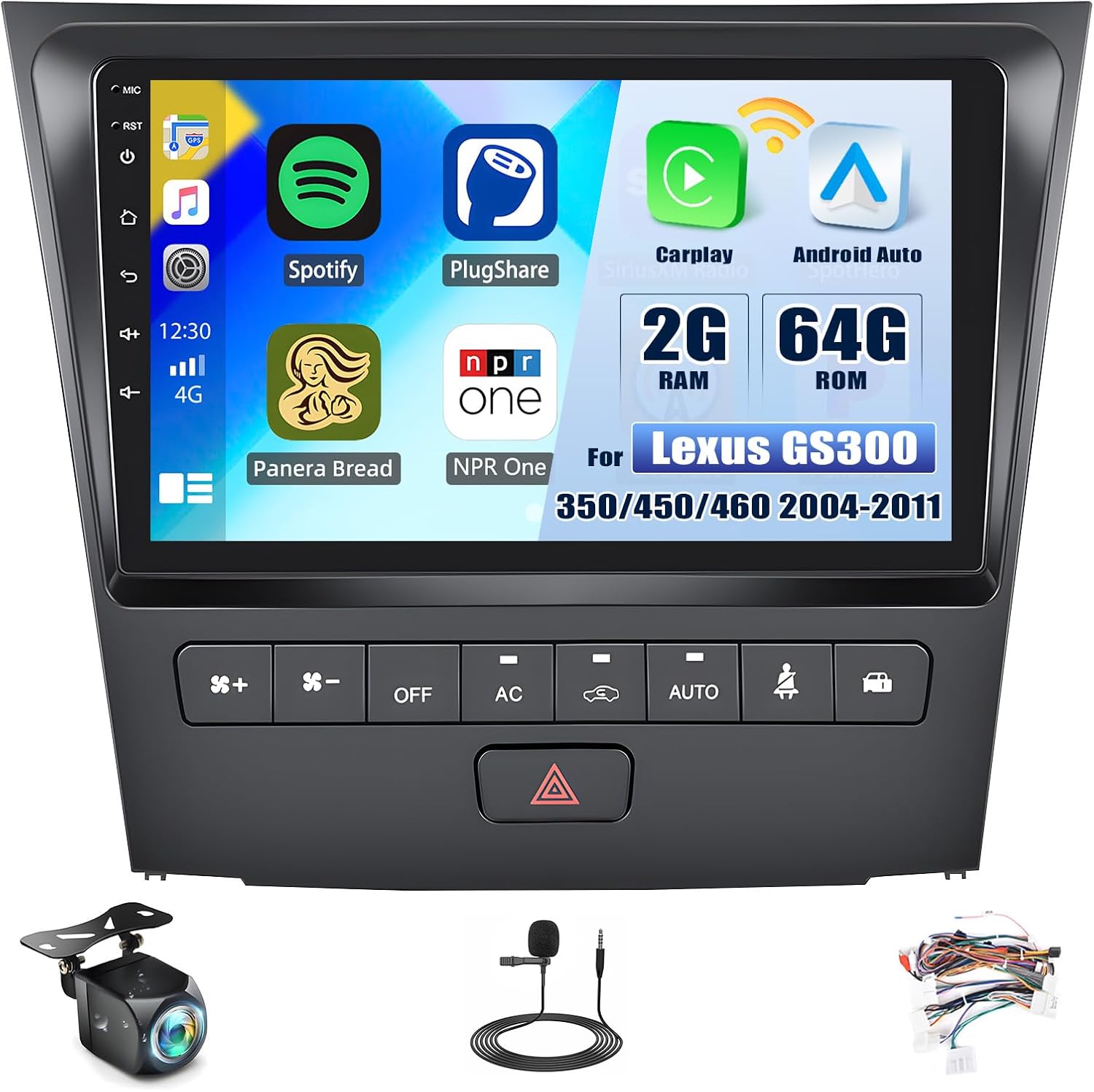 Amazon.com: 2G+64G Android 13 Car Stereo for Lexus GS300/350/400/430 ...