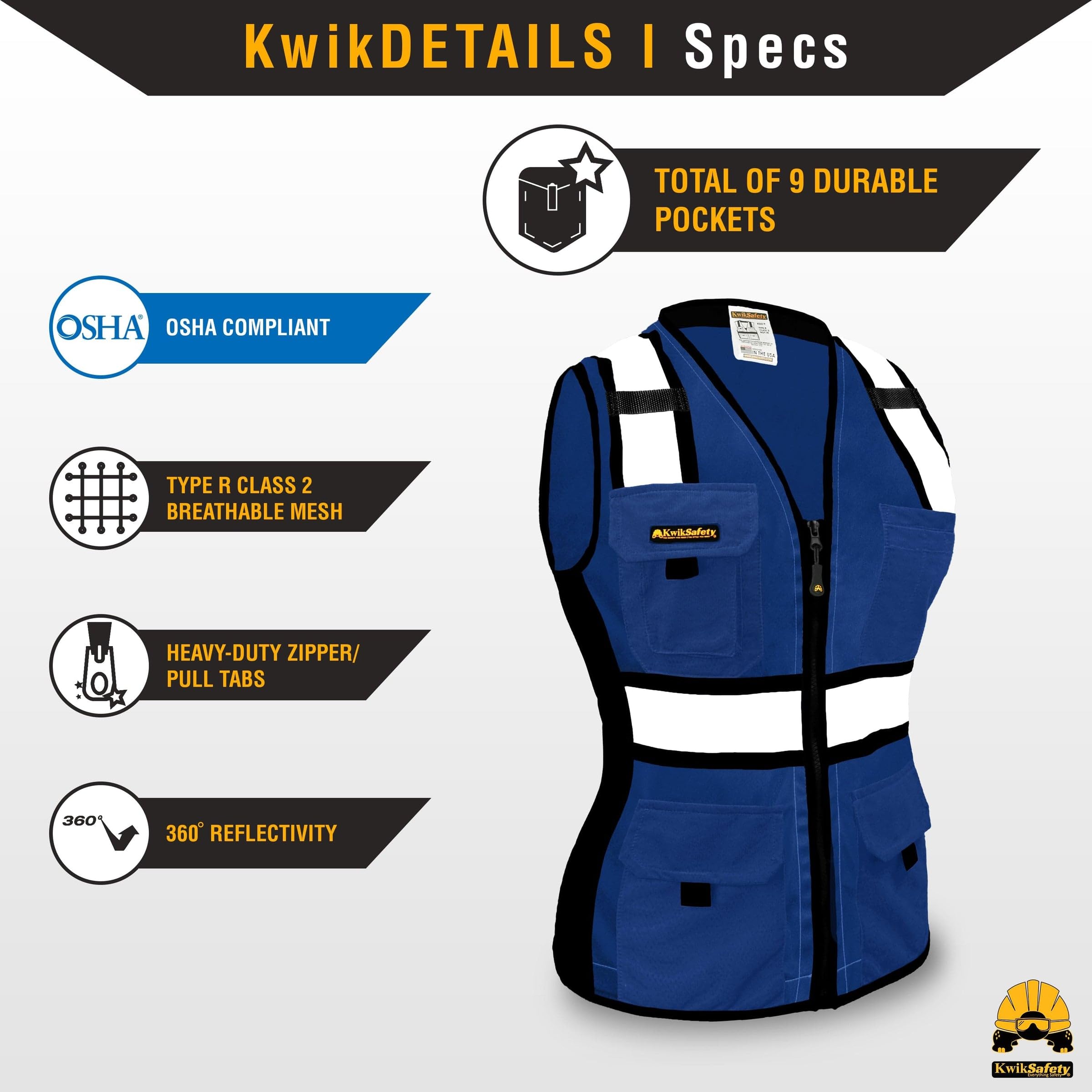 Snapklik.com : Charlotte, NC - BLUE LADY Safety Vest For Women 9 ...