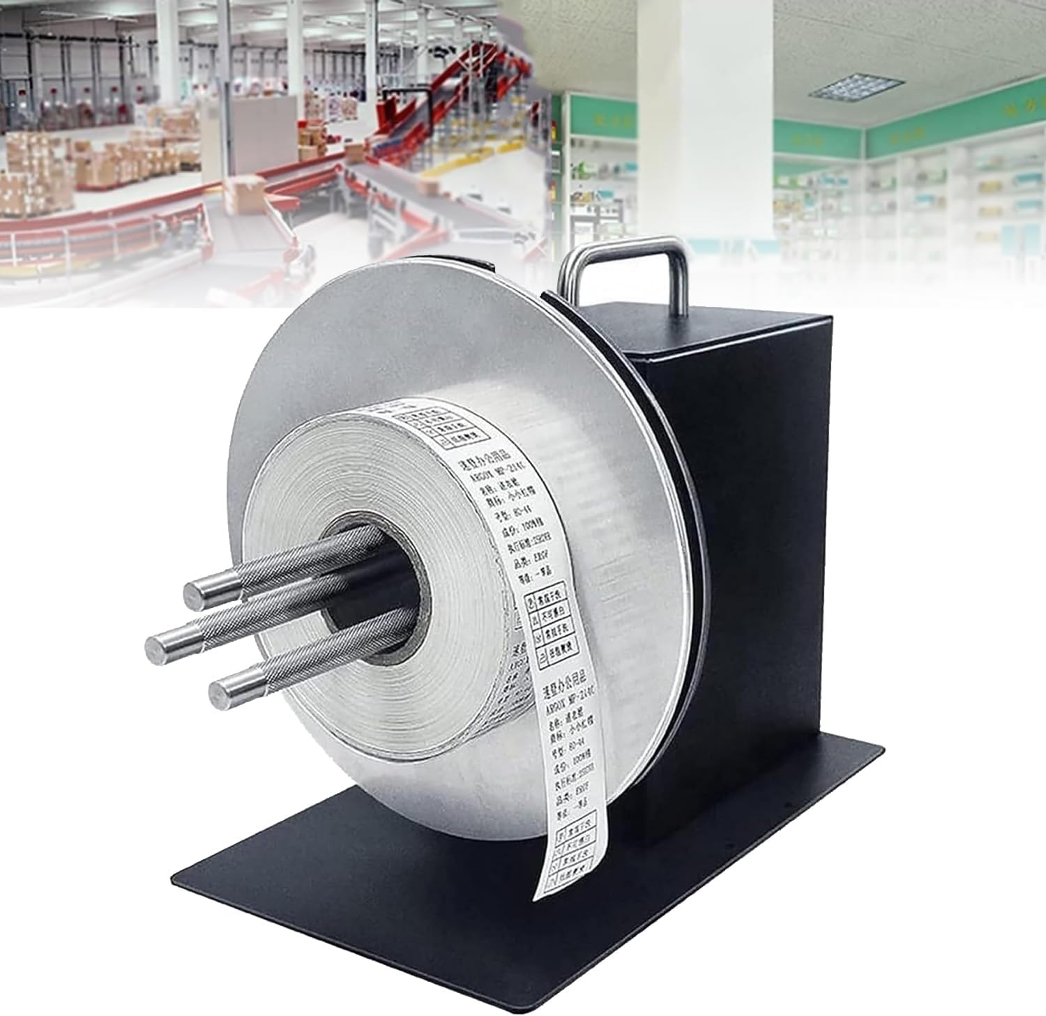 Amazon.com: Pveanns Label Rewinder, Automatic Label Rewinder, Stainless ...