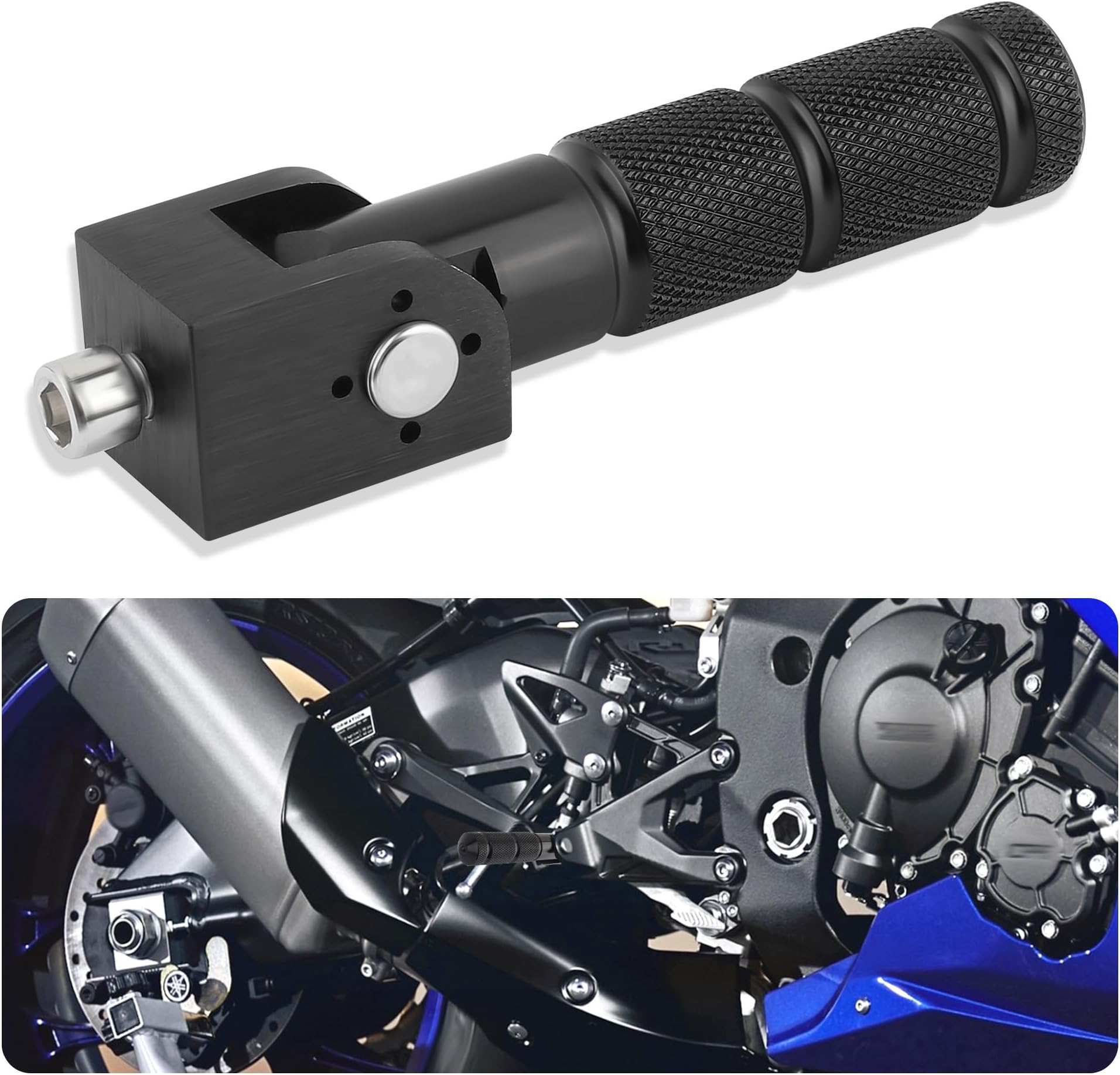 Amazon.com: RACOONA Foot Pegs,Bike Pegs,Foldable Motorcycle Foot Pegs ...