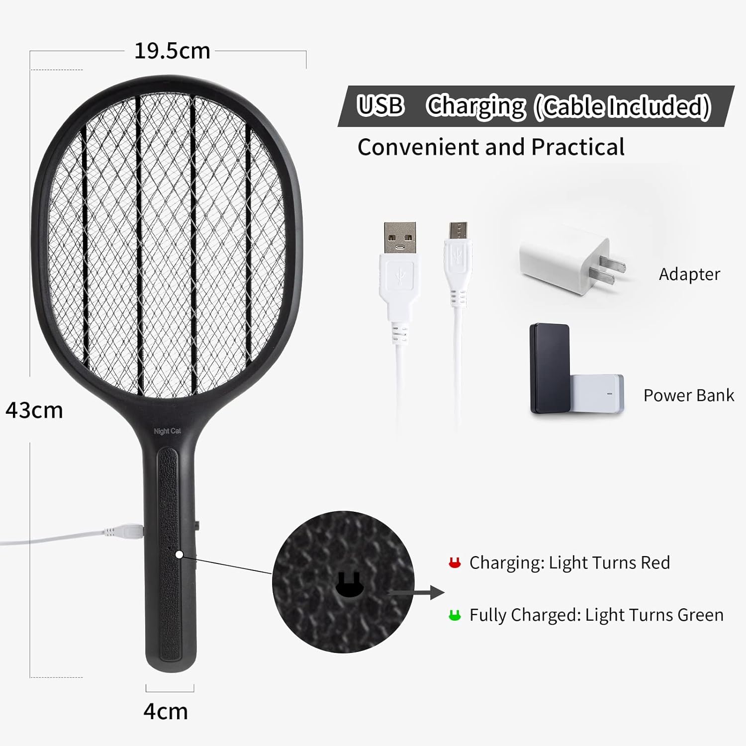 Night Cat Electric Fly Swatter User Manual