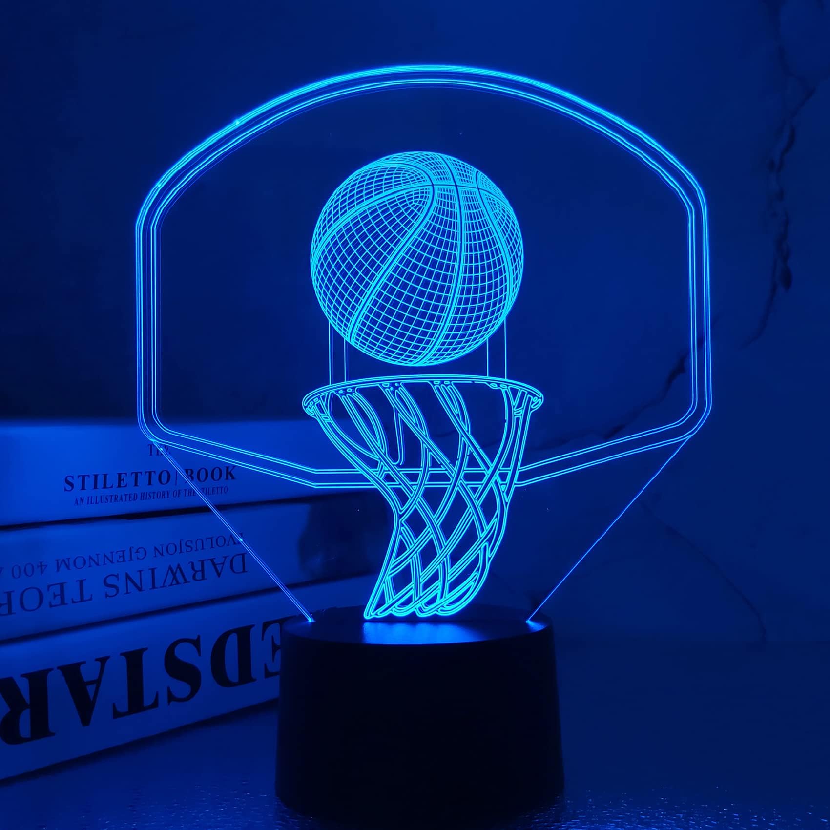 Basketball Player Ammonite 3D Lamp Night Light 3D Illusion lamp for ...