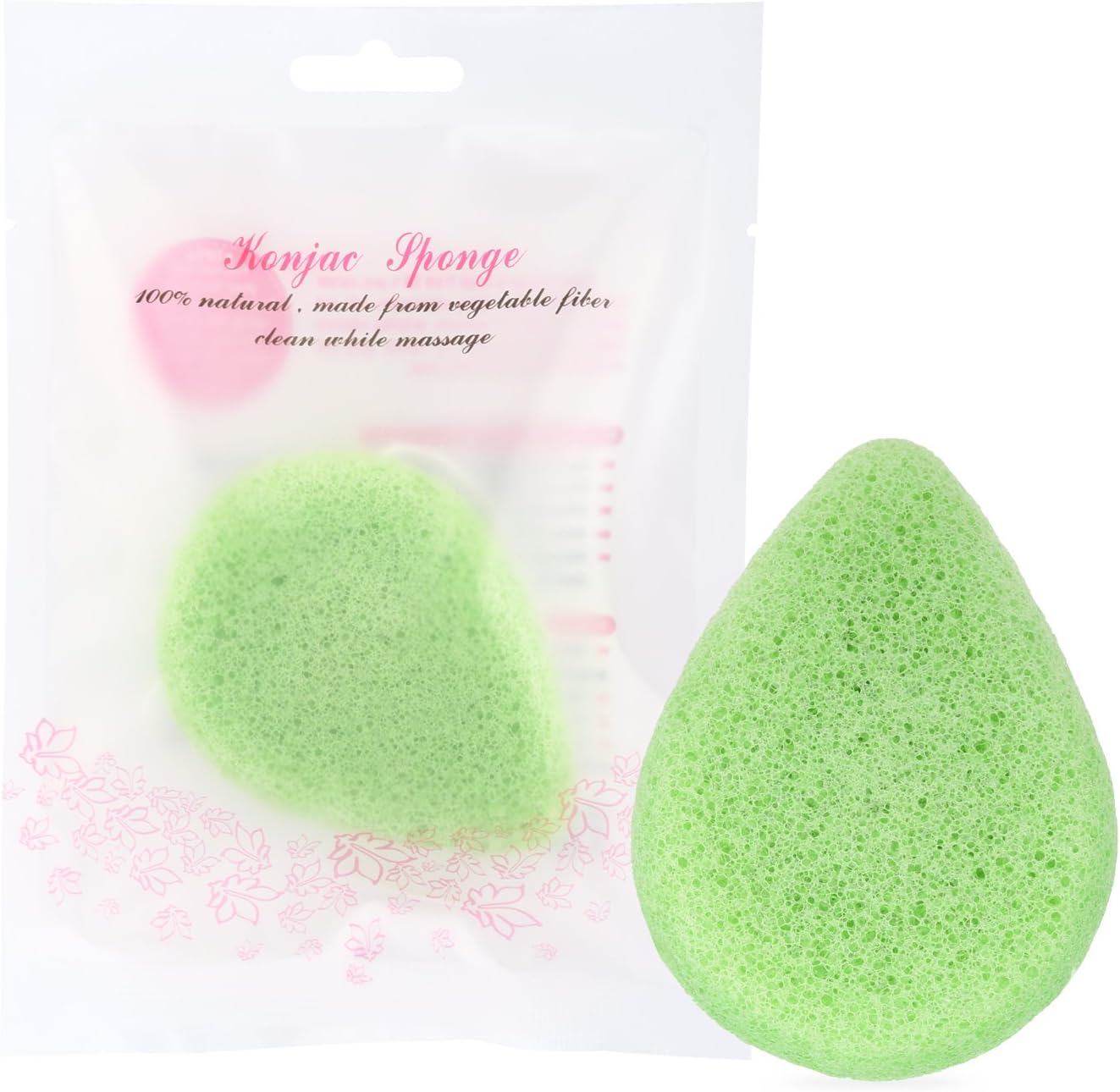 Amazon.com : Luxspire Konjac Facial Sponge, Konnyaku Natural Activated ...
