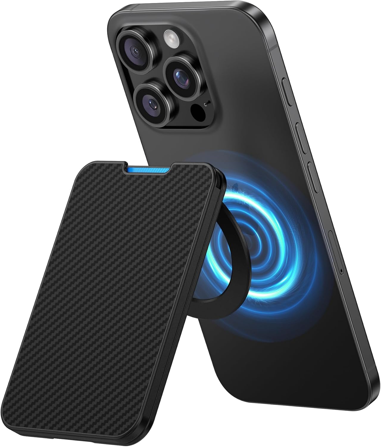 Amazon.com: BENKS for MagSafe Wallet with Stand, ArmorGo Magnetic ...