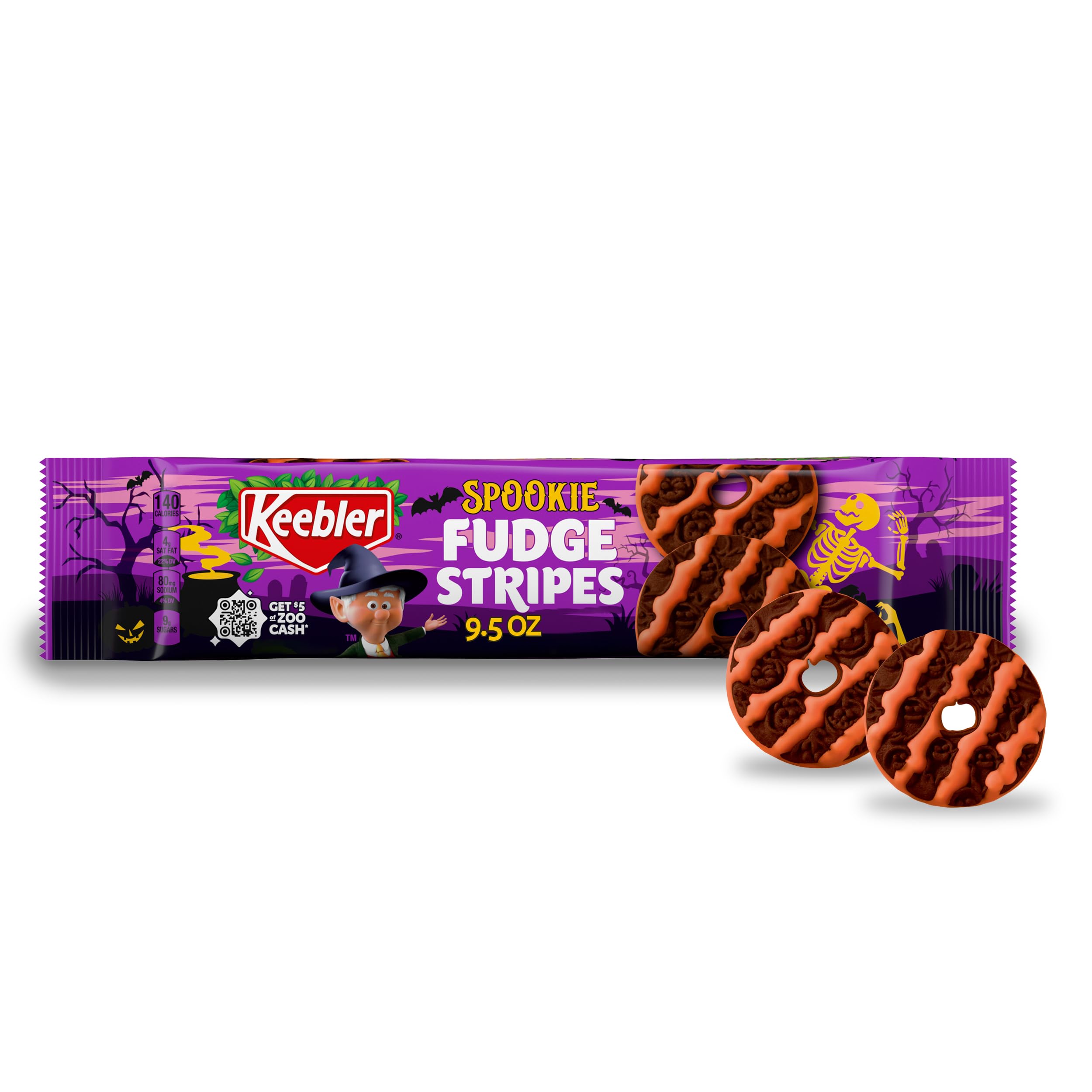 Snapklik.com : Keebler Spookie Fudge Stripes, Chocolatey Vanilla ...