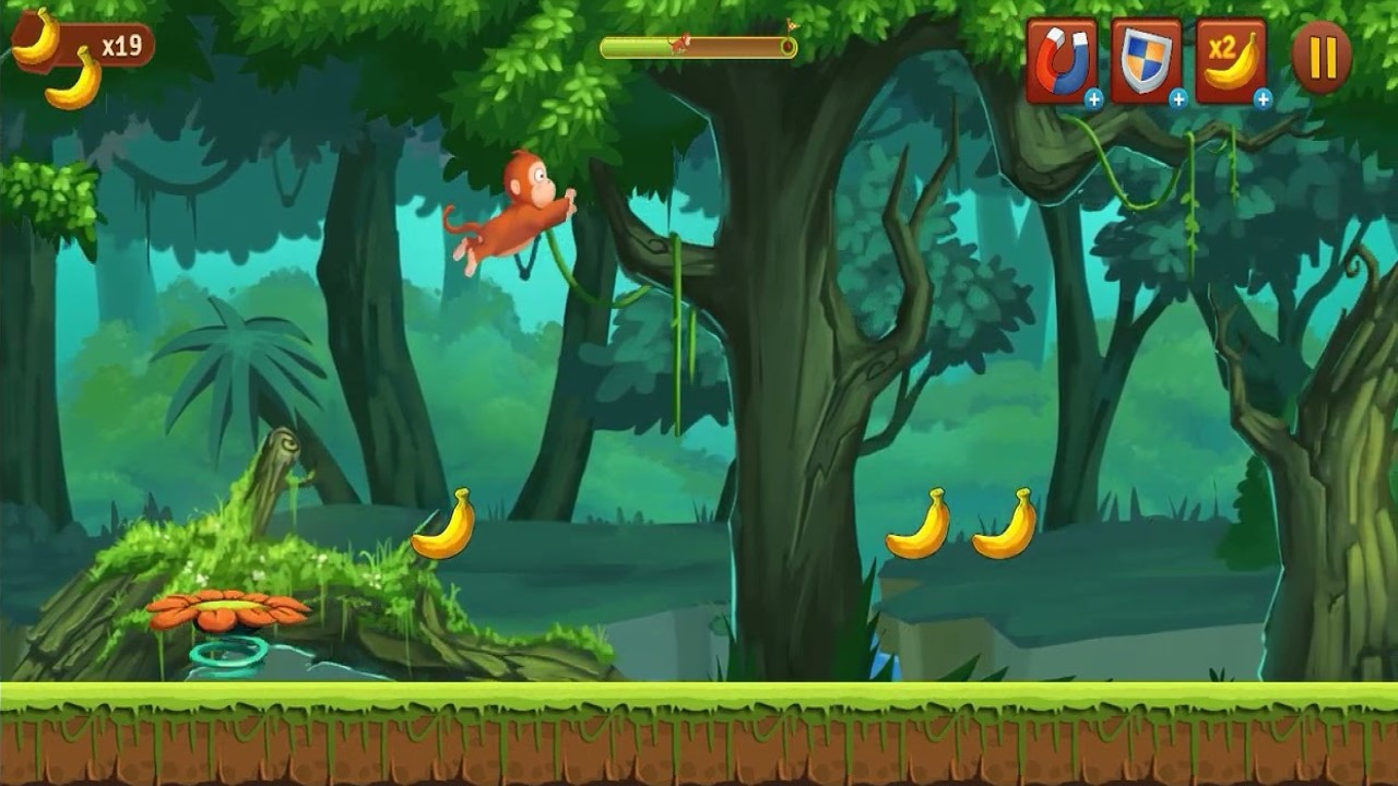 Jungle Sling Monkey Bounce Run Banana Adventure - App on Amazon Appstore