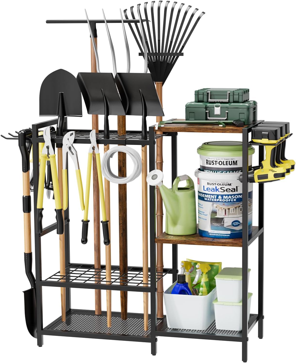 Amazon.com: Felnuhee Garden Tool Organizer for Garage, 3 Tier Utility ...