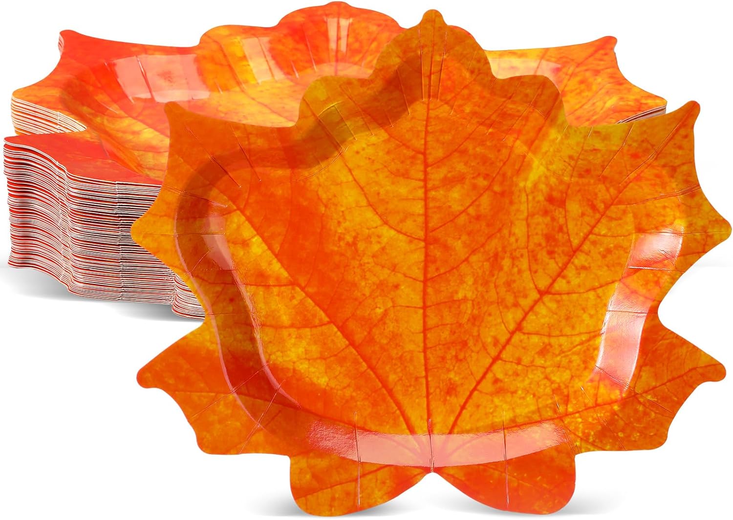 Amazon.com: Sliner 60 Pieces Thanksgiving Paper Plates Fall Paper ...