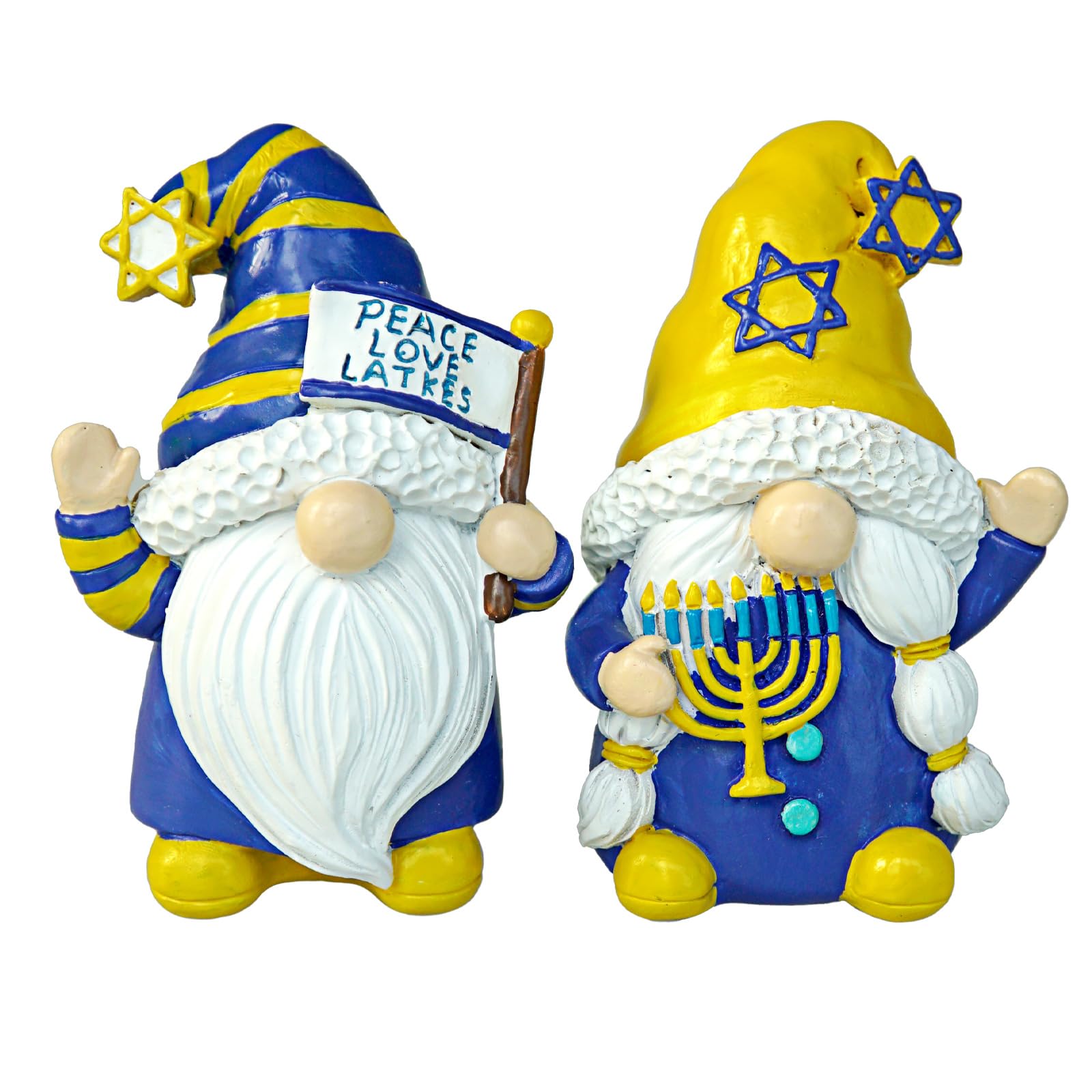 Amazon.com: Hanukkah Gnomes Decorations for Home Resin Hanukkah Gnomes ...