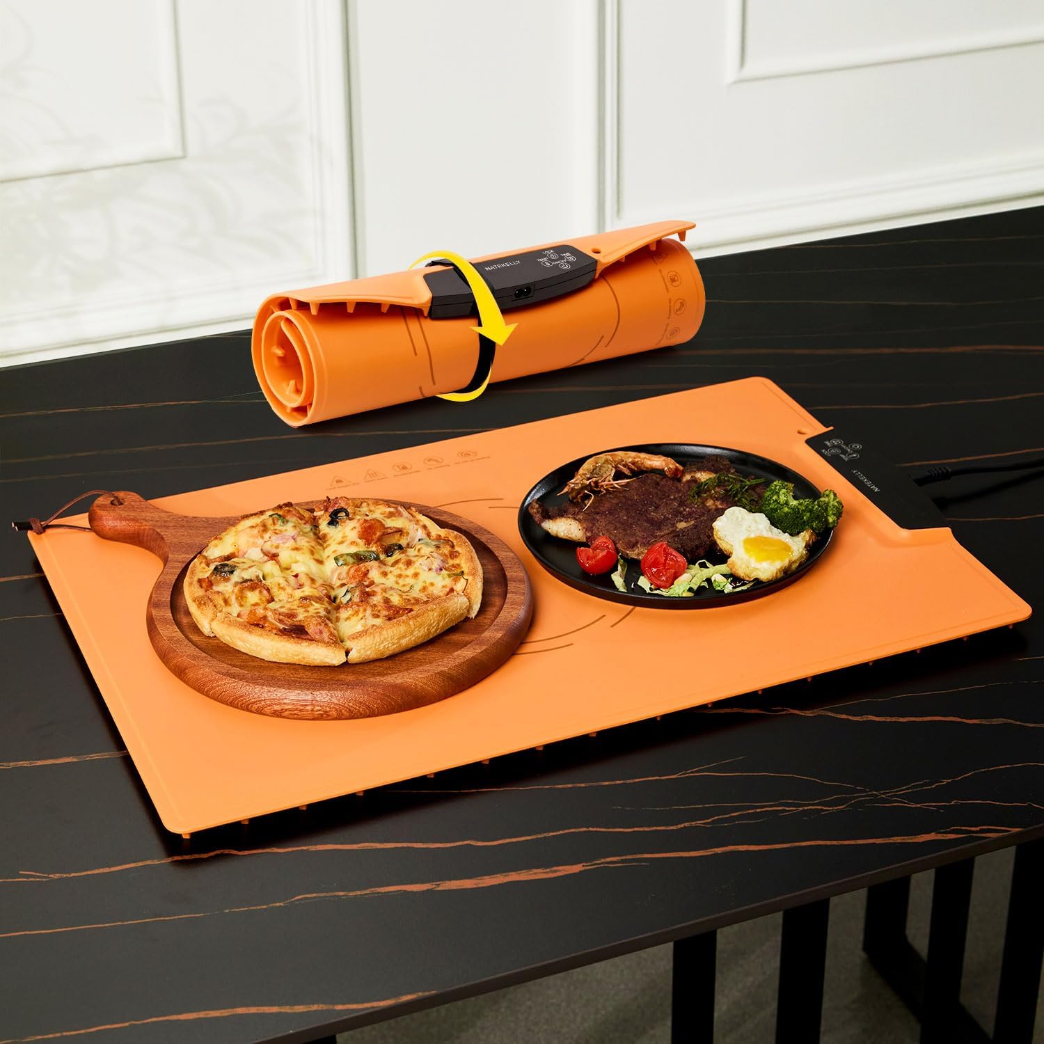 Amazon.com: Natekelly Silicone Food Warming Mat for Buffet Party ...