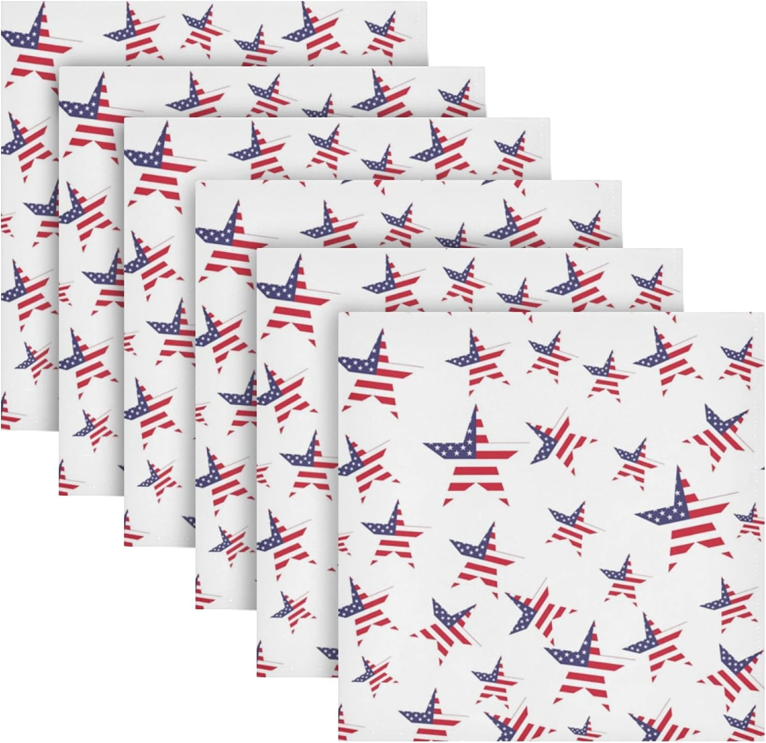 Amazon.com: Horaldaily 4th of July Cloth Napkins 18 x 18 Inch ...