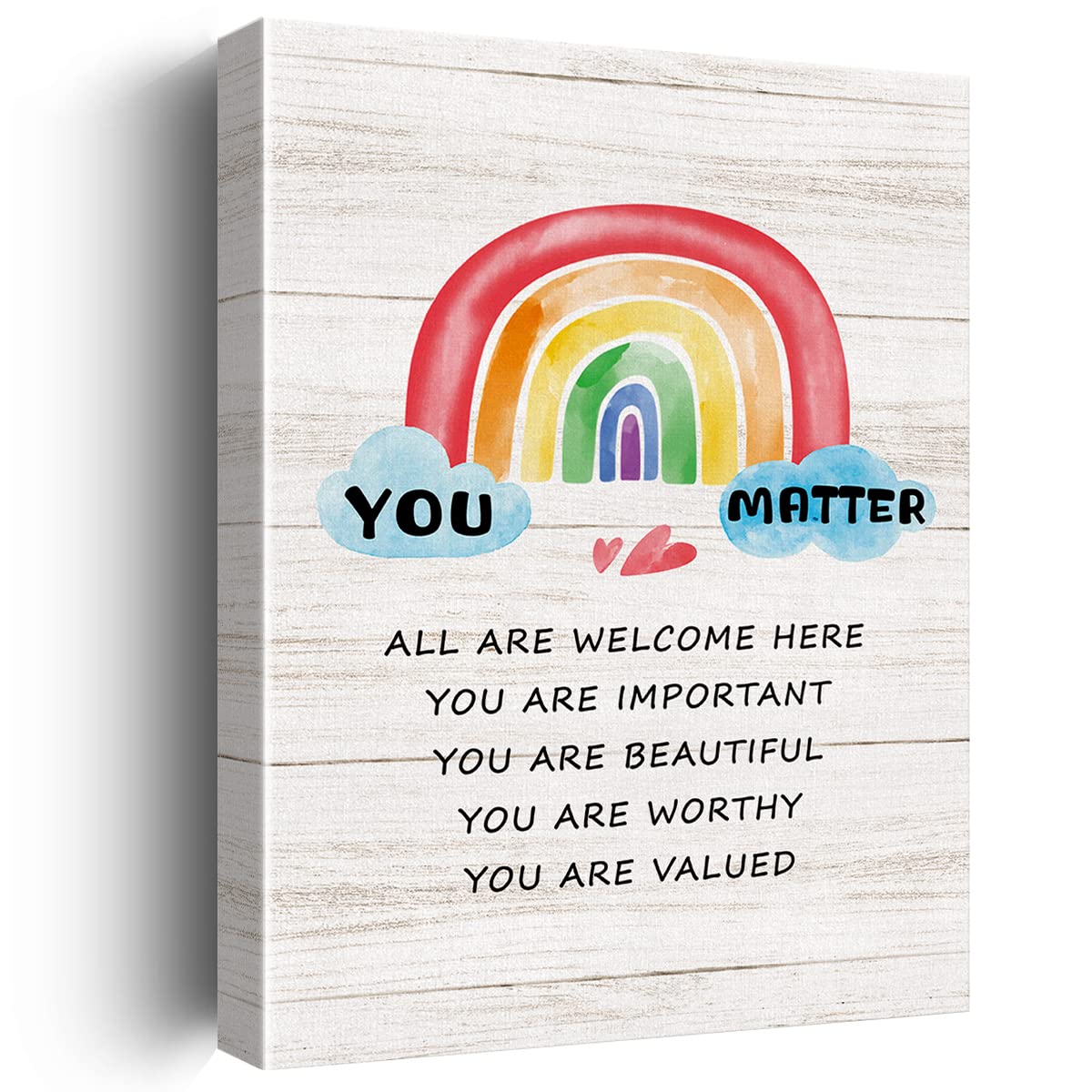 Inspirational Classroom Wall Art Decor You Matter Canvas Painting ...