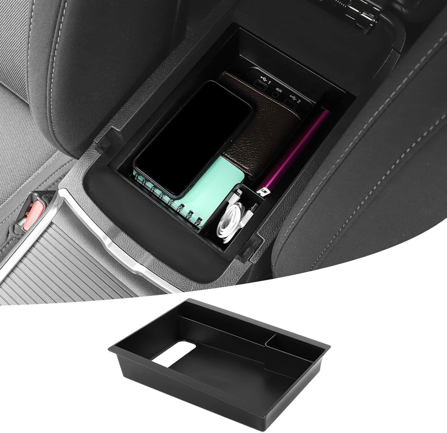 Amazon.com: PDKLIN for Charger Center Console Organizer Tray, 300C ...