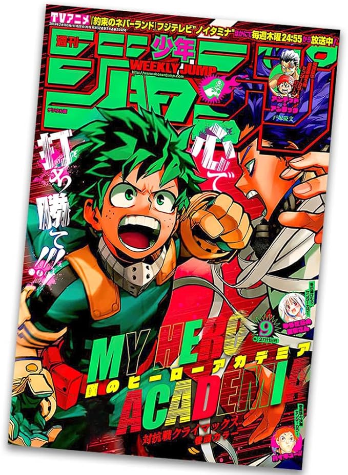 Amazon.com: Anime Mha Poster Manga Cover Canvas Wall Art Picture Print ...