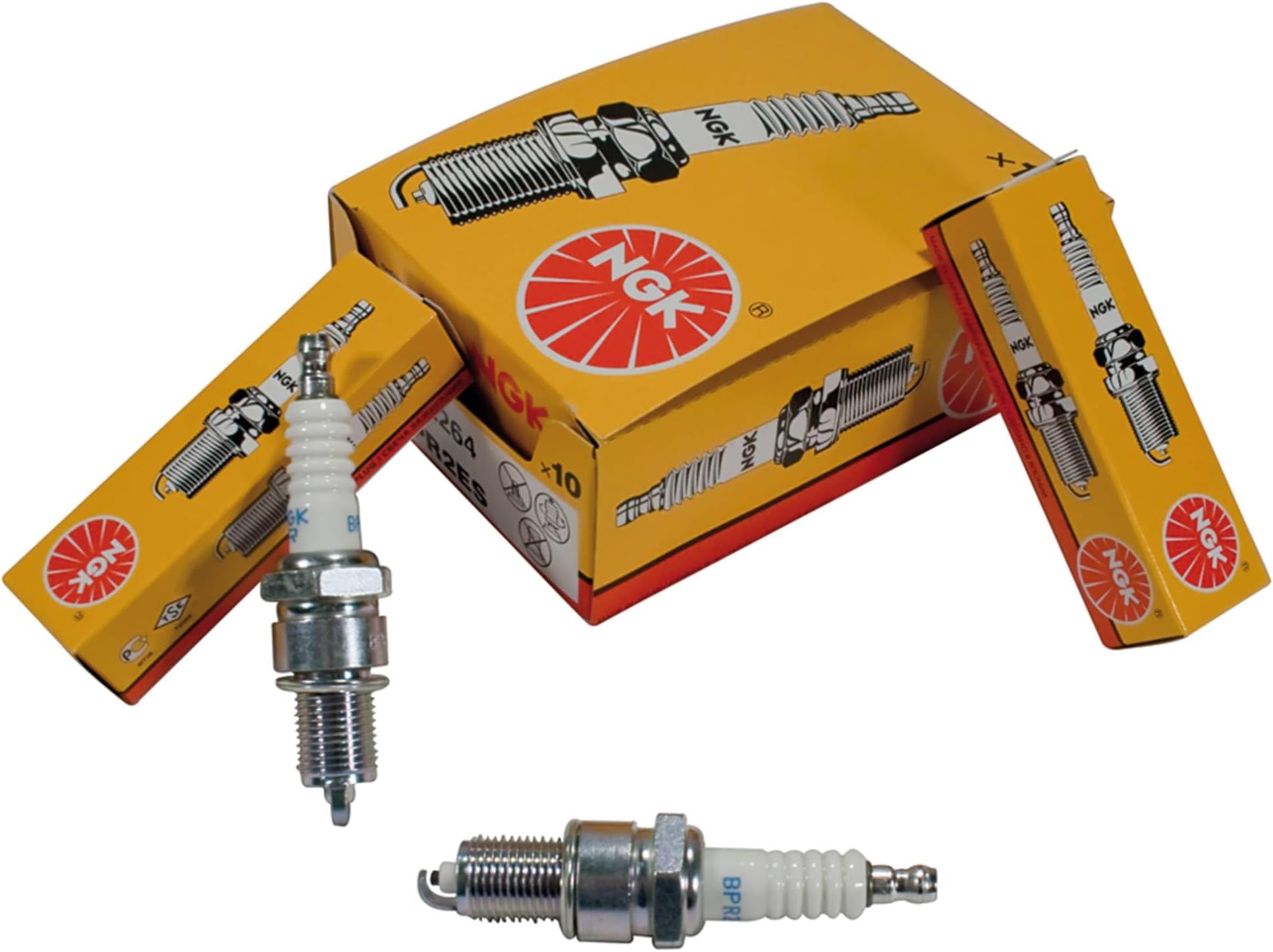 Amazon.com: NGK 2015 Solid Standard Spark Plug BPR2ES - 4-Pack : Automotive