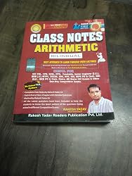 Buy RAKESH YADAV SIR CLASS NOTES ARITHMETIC (BILINGUAL) ON LATEST TCS ...