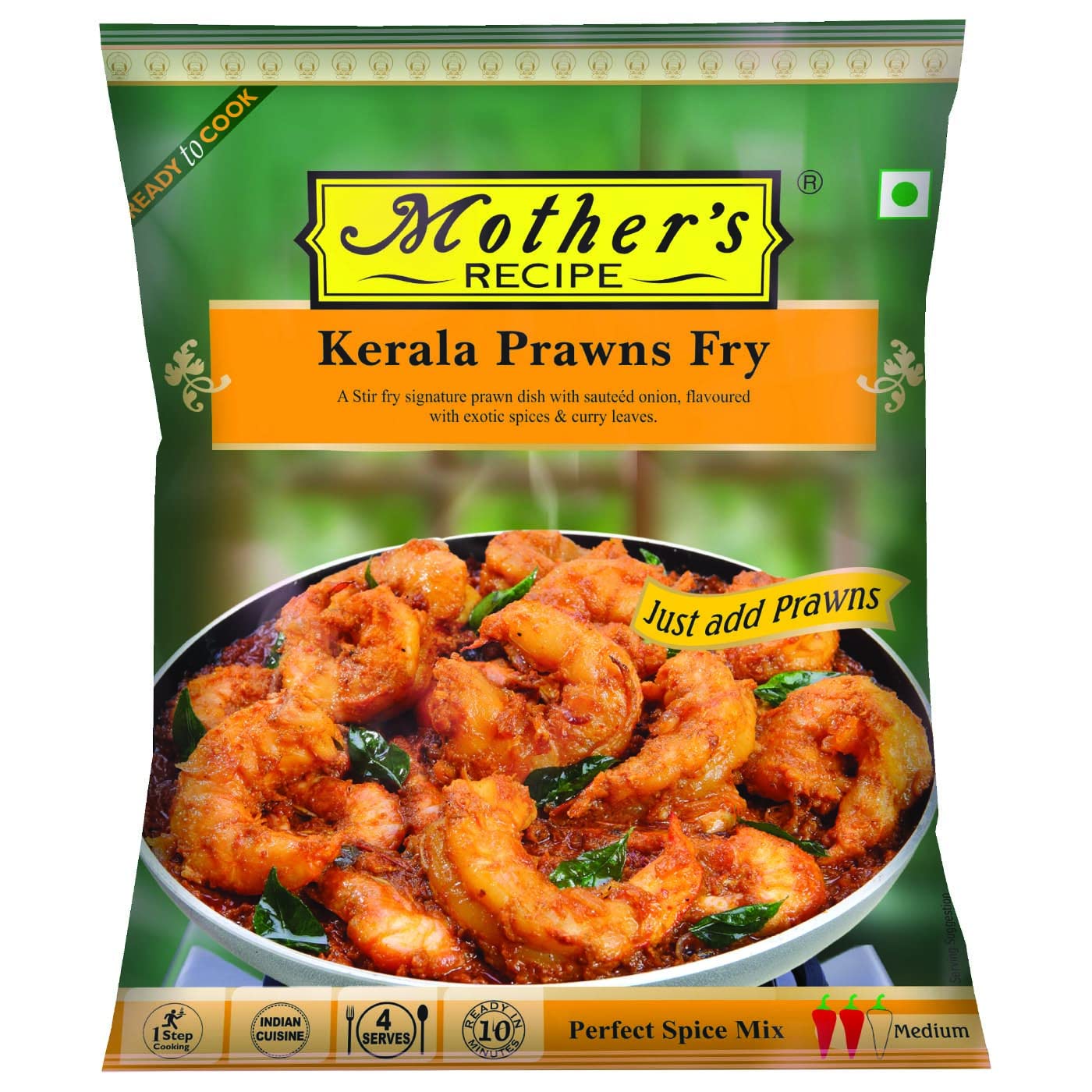 Mothers Recipe Kerala Prawns Fry Pouch, 75 g : Amazon.in: Grocery ...