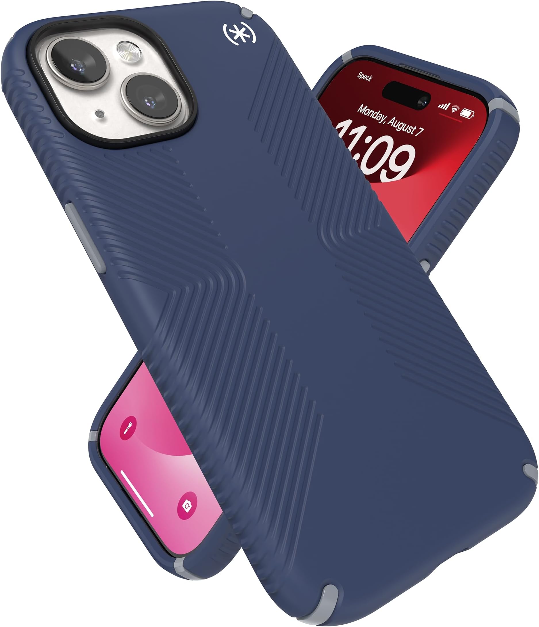 Amazon.com: Speck Blue iPhone 15 Case - MagSafe Slim Phone Case - 6.1 ...