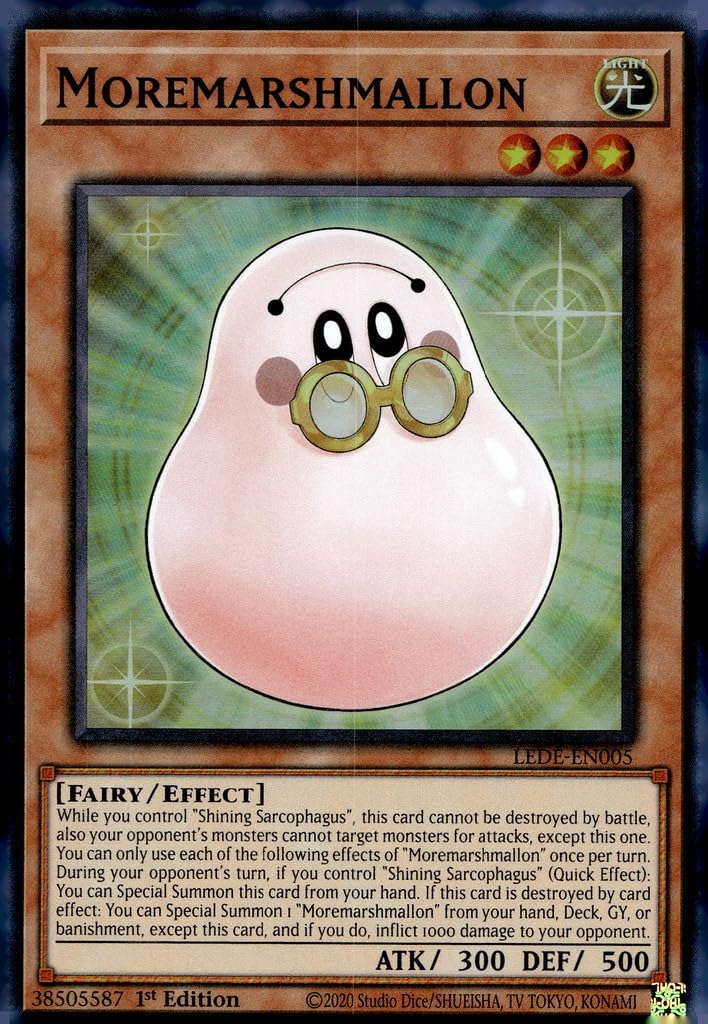 Amazon.com: YU-GI-OH! Moremarshmallon - LEDE-EN005 - Super Rare - 1st ...