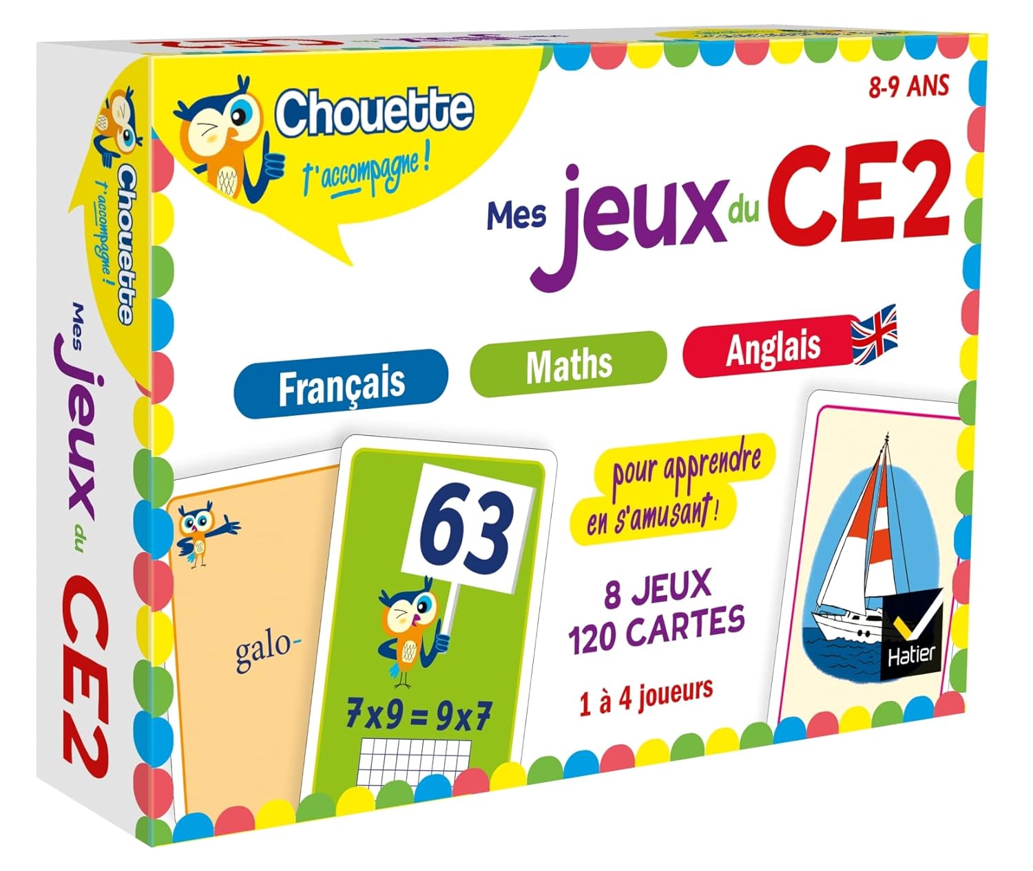 Chouette - Mes jeux du CE2 en français, maths, anglais: 8 jeux ...