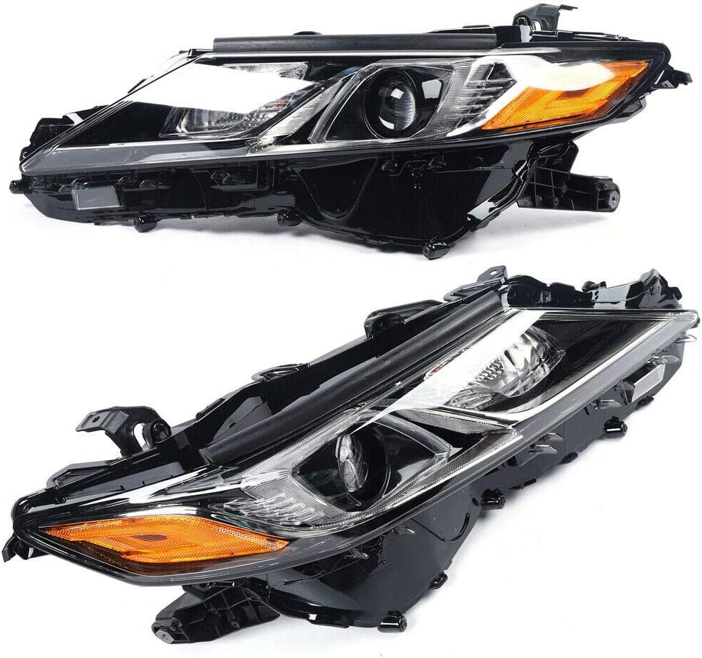 Amazon.com: LOYALHEARTDY Headlight Assemblies Pair Set - For 2018 2019 ...