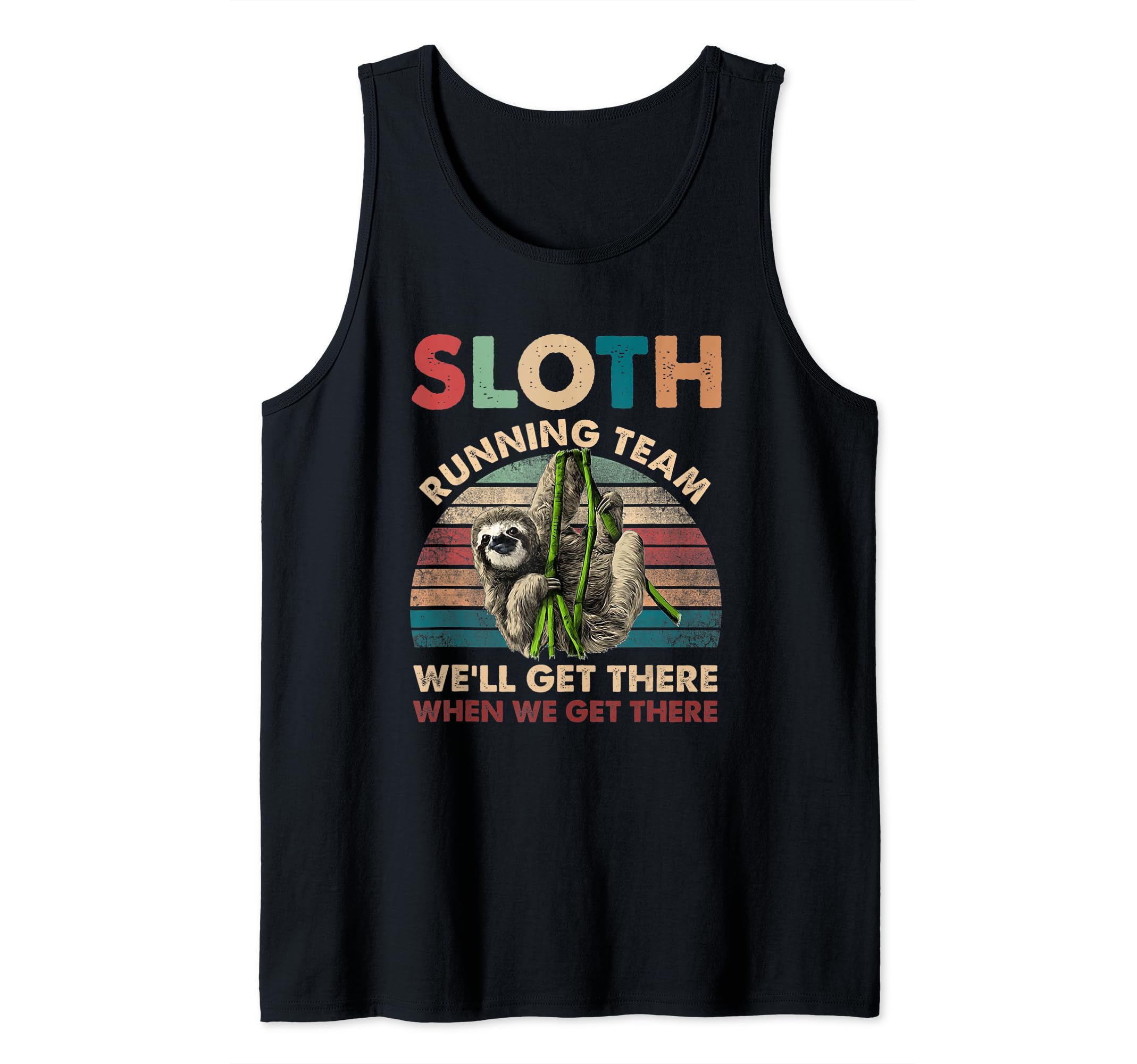 Amazon.com: Funny Vintage Sloth Running Team Marathon Runners Jogging ...