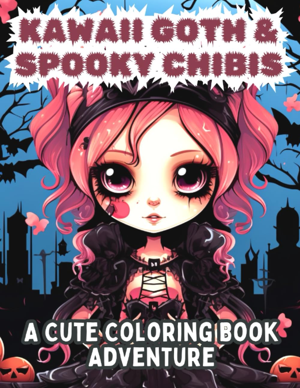 Amazon.com: Kawaii Goth & Spooky Chibis: A Cute Coloring Adventure ...