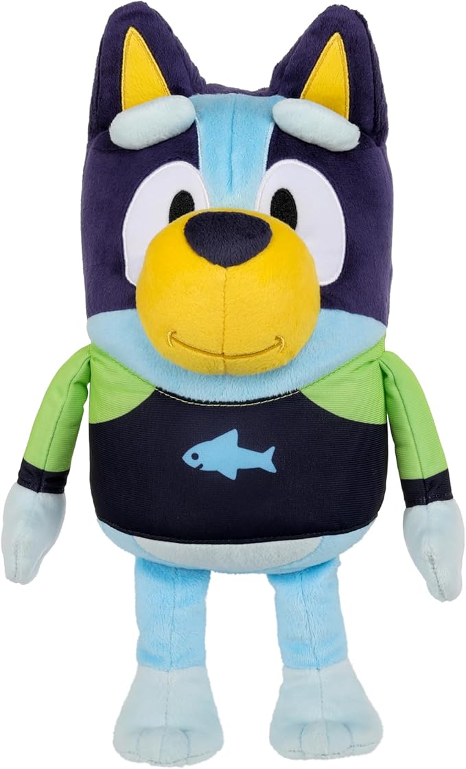 Amazon.com: Bluey Sound Effects Beach Talking Plush, 13” Soft Musical ...