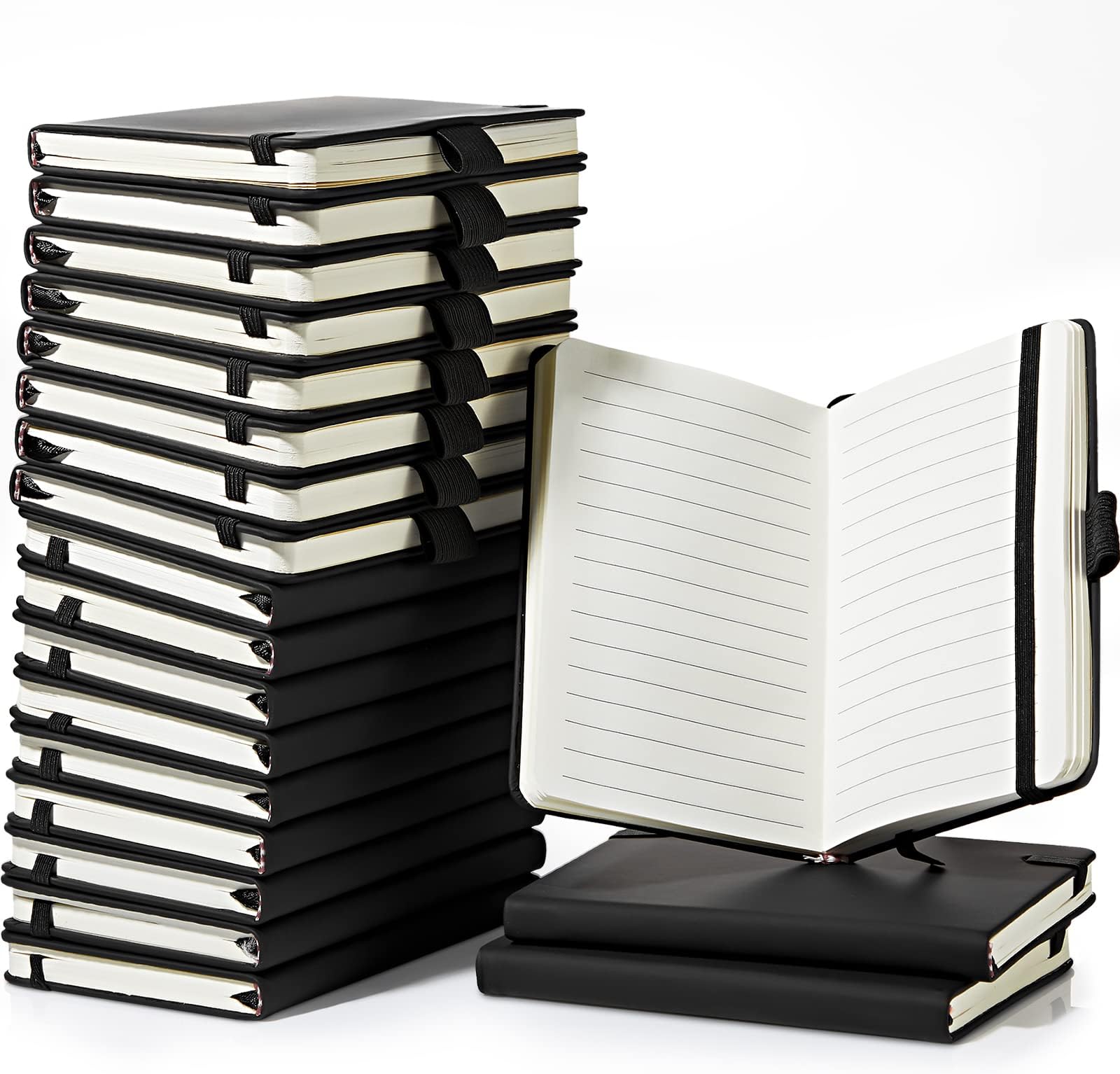 Amazon.com : 40 Pieces Small Notebooks A6 Pocket Journals 3.5 x 5.5 ...