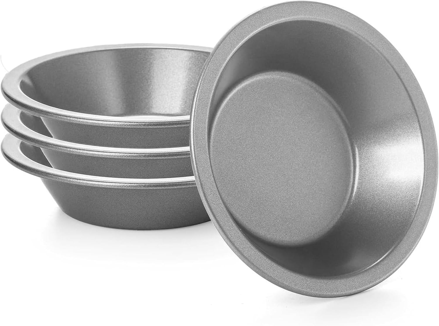 Amazon.com: Freedom Farms Mini Pie Pan 4-Piece Set, 5 Inch, Non-Stick ...