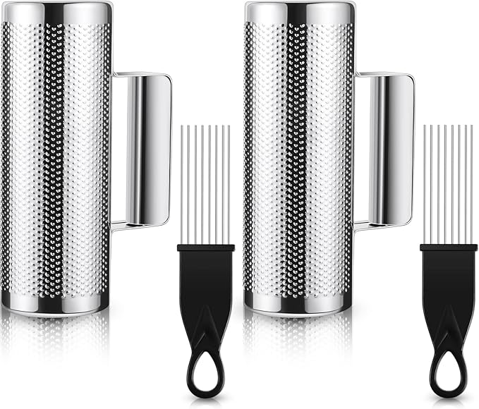 Amazon.com: Kathfly 4 Pcs Guiro Instrument Metal Stainless Steel ...