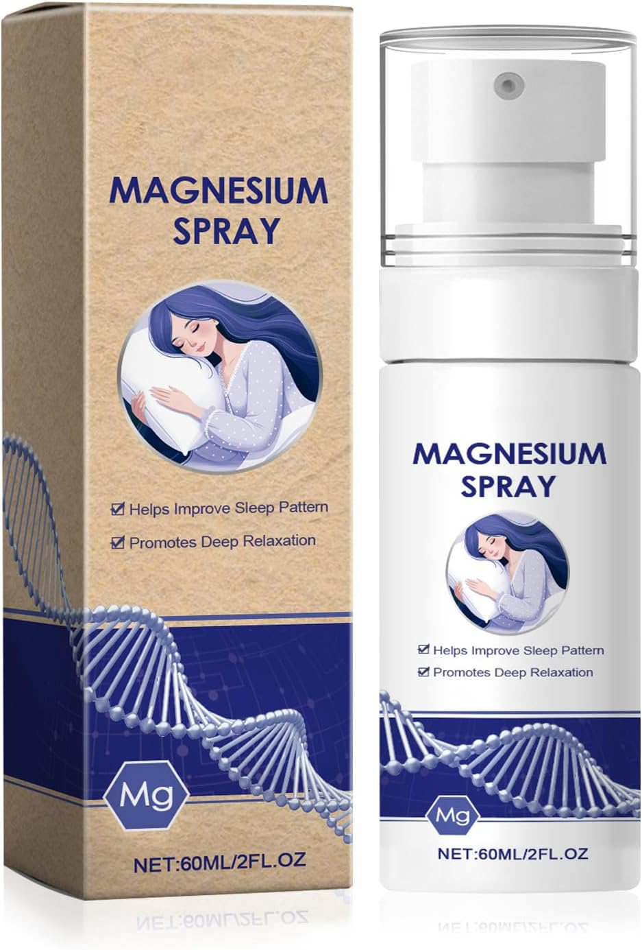 Amazon.com: Magnesium Oil Spray, Skin & Body Natural Magnesium Oil ...