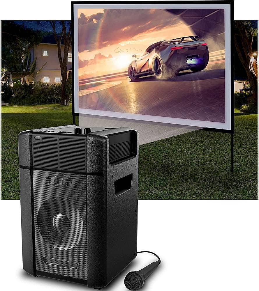 Amazon.com: Ion Audio Deluxe Portable Projector 30-150" with Bluetooth ...