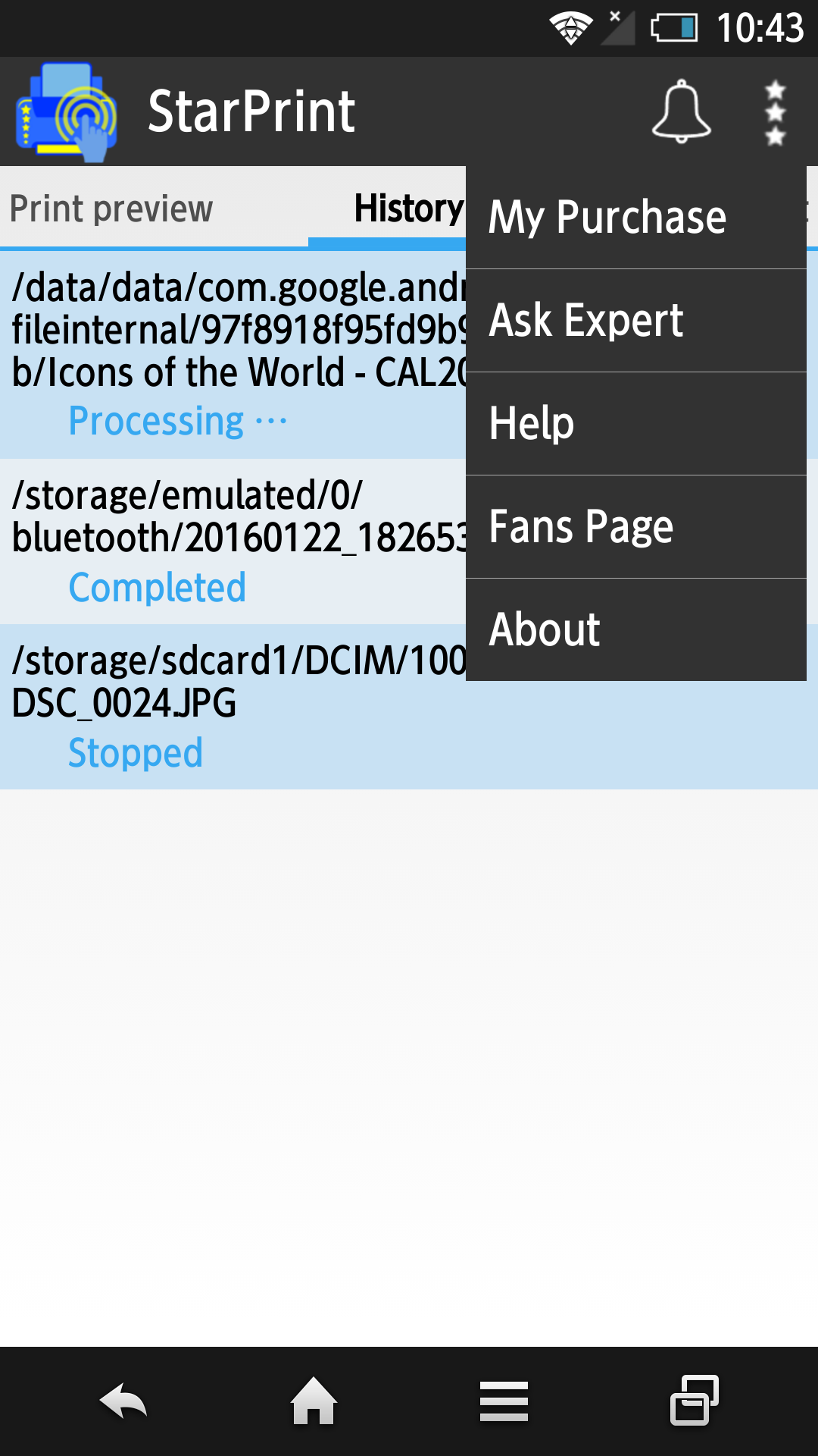 StarPrint, pour imprimer! - Application sur Amazon Appstore