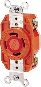 Leviton 2730-IG 30-Amp, 480-Volt- 3PY, Flush Mounting Locking ...