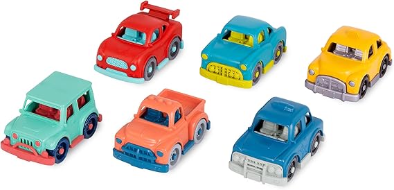 Amazon.com: Battat – Wonder Wheels – Set of 6 Mini Toy Cars for Kids ...