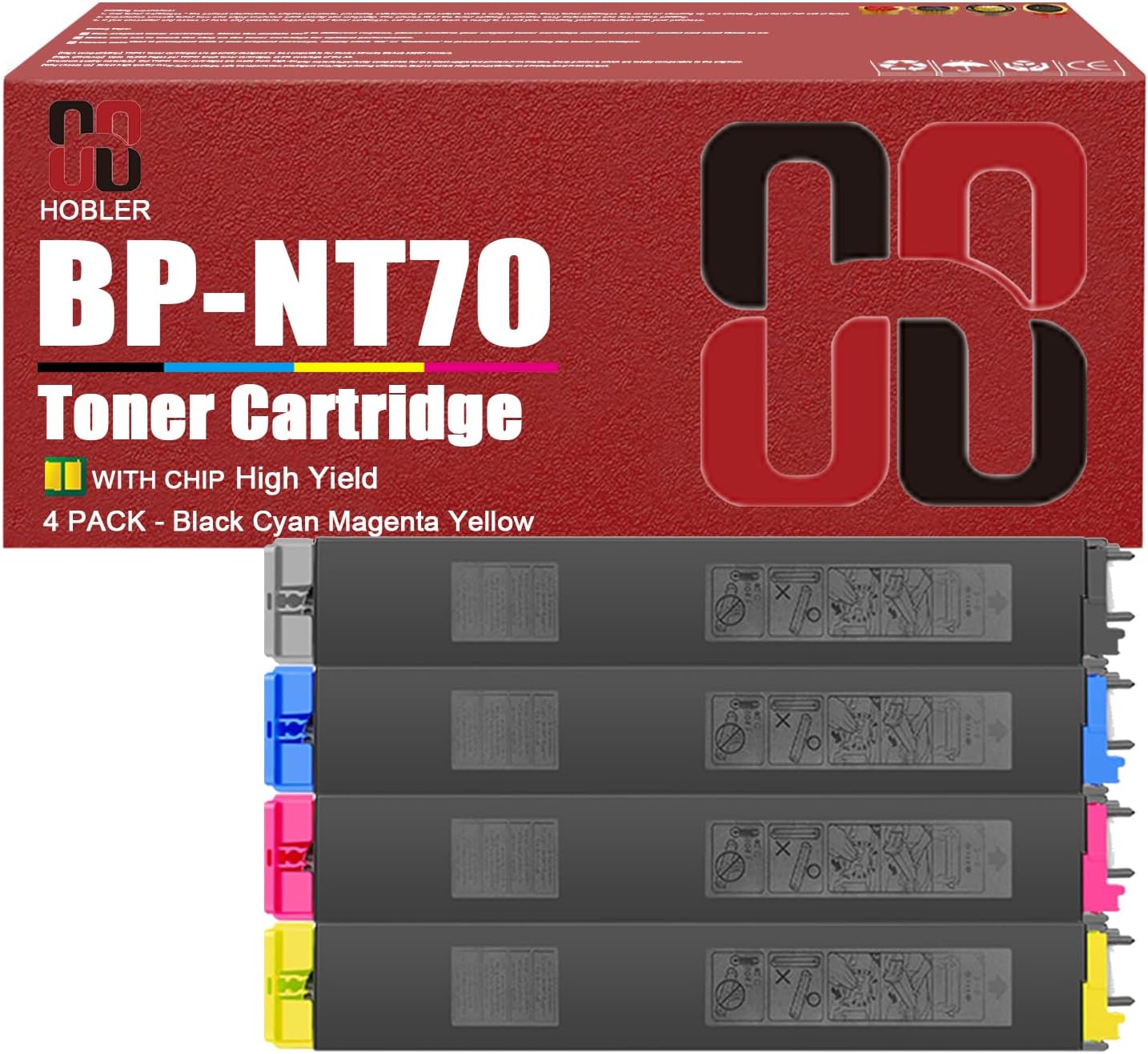 Amazon.com: AENITH BP-NT70 Toner Cartridges Compatible for Sharp BP ...