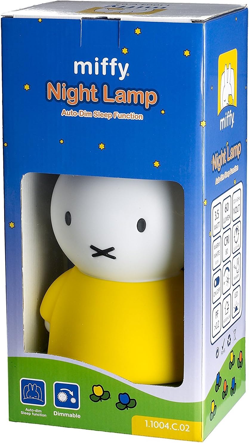 Amazon.com: Sweet Dreams with Miffy (Nijntje) 12" LED Night Lamp Dim ...