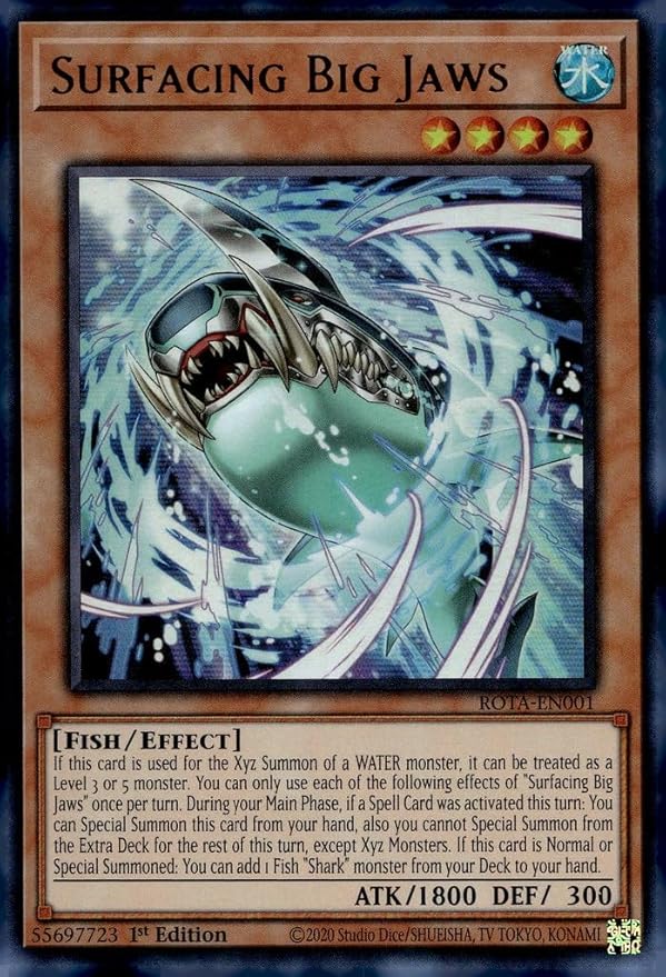 Amazon.com: Surfacing Big Jaws - ROTA-EN001 - Ultra Rare - 1st Edition ...