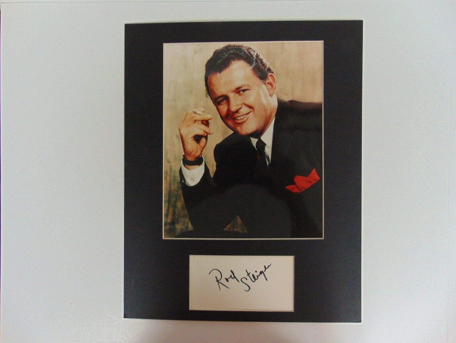 "On the Waterfront" Rod Steiger Signed Cut Signature Matted 11X14 Todd ...